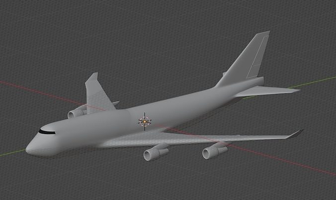 747-400 boeing free 3D model 3D printable | CGTrader