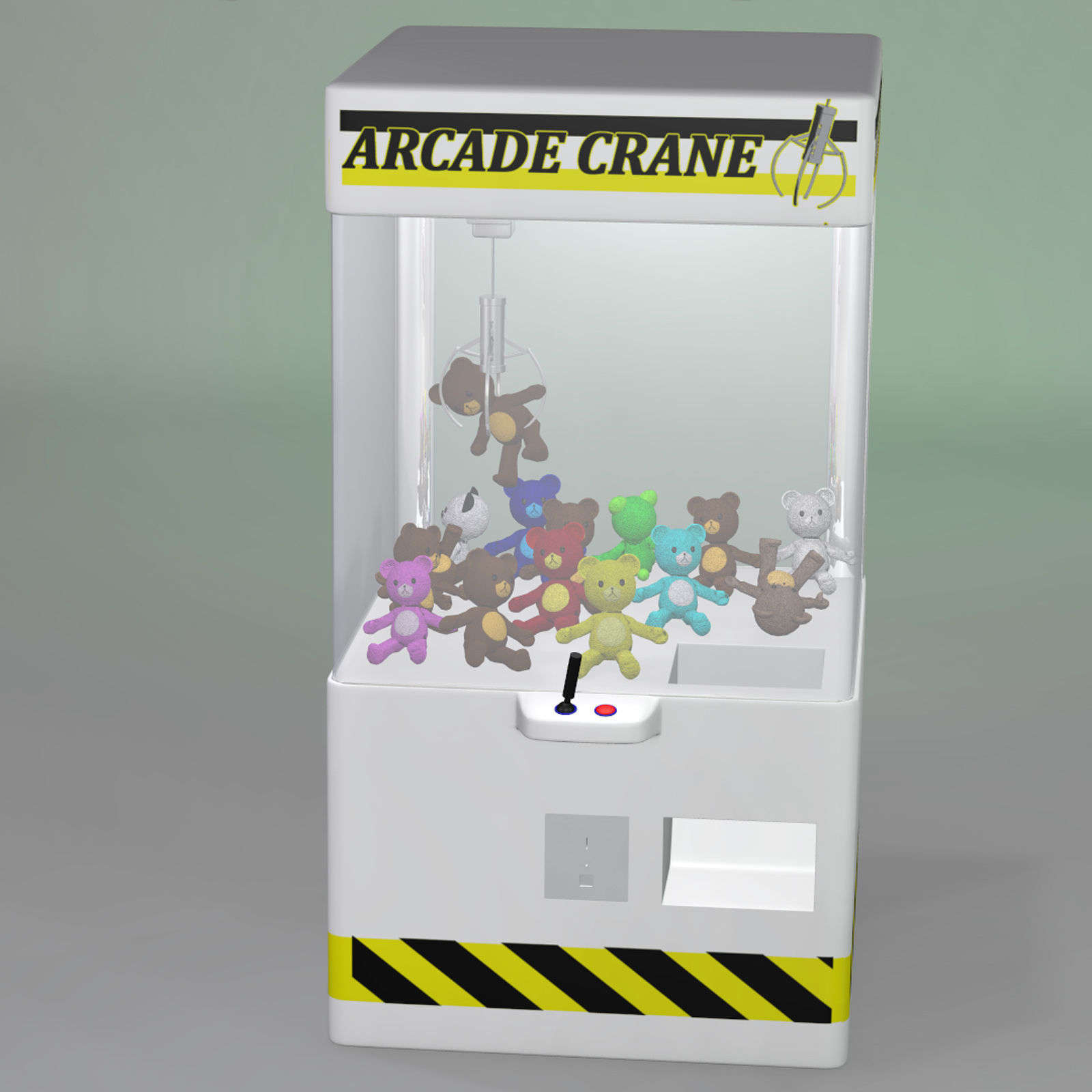Arcade Crane Machine 3D model | CGTrader