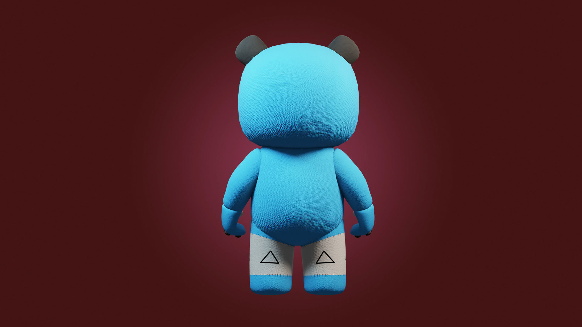 3D model Teddy Bear Low poly VR / AR / low-poly | CGTrader