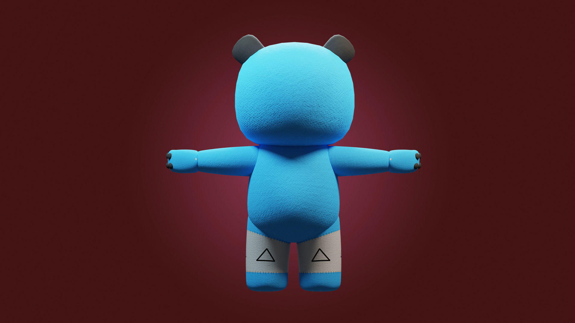 3D model Teddy Bear Low poly VR / AR / low-poly | CGTrader