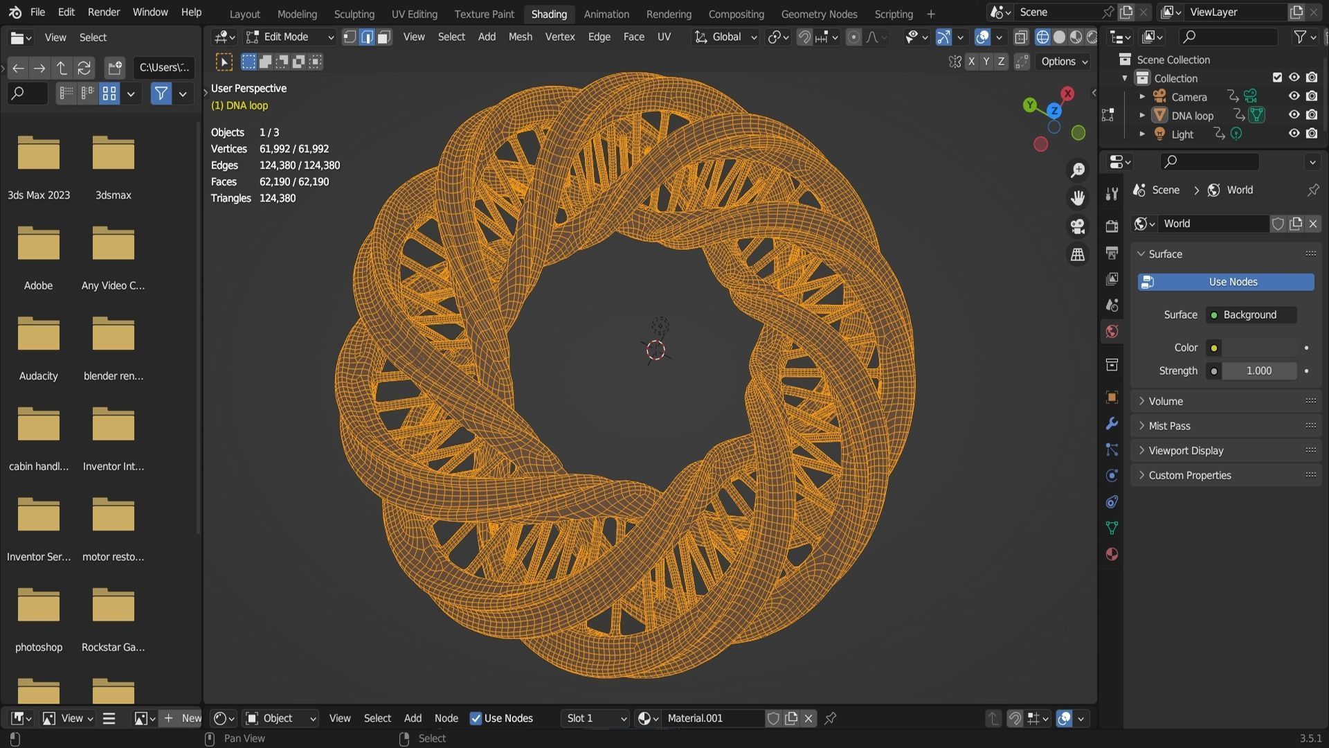 DNA loop 3D model | CGTrader