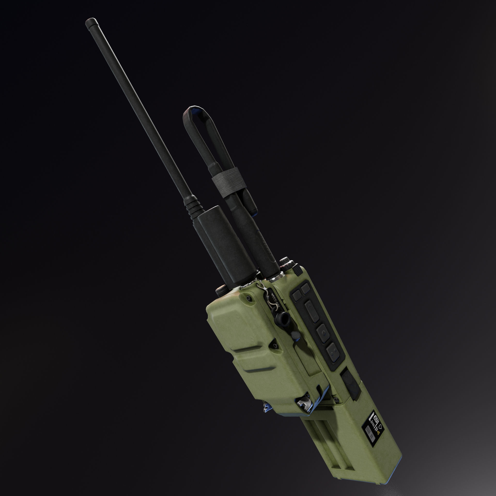 3D model PRC 163 Falcon 4 Radio VR / AR / low-poly | CGTrader