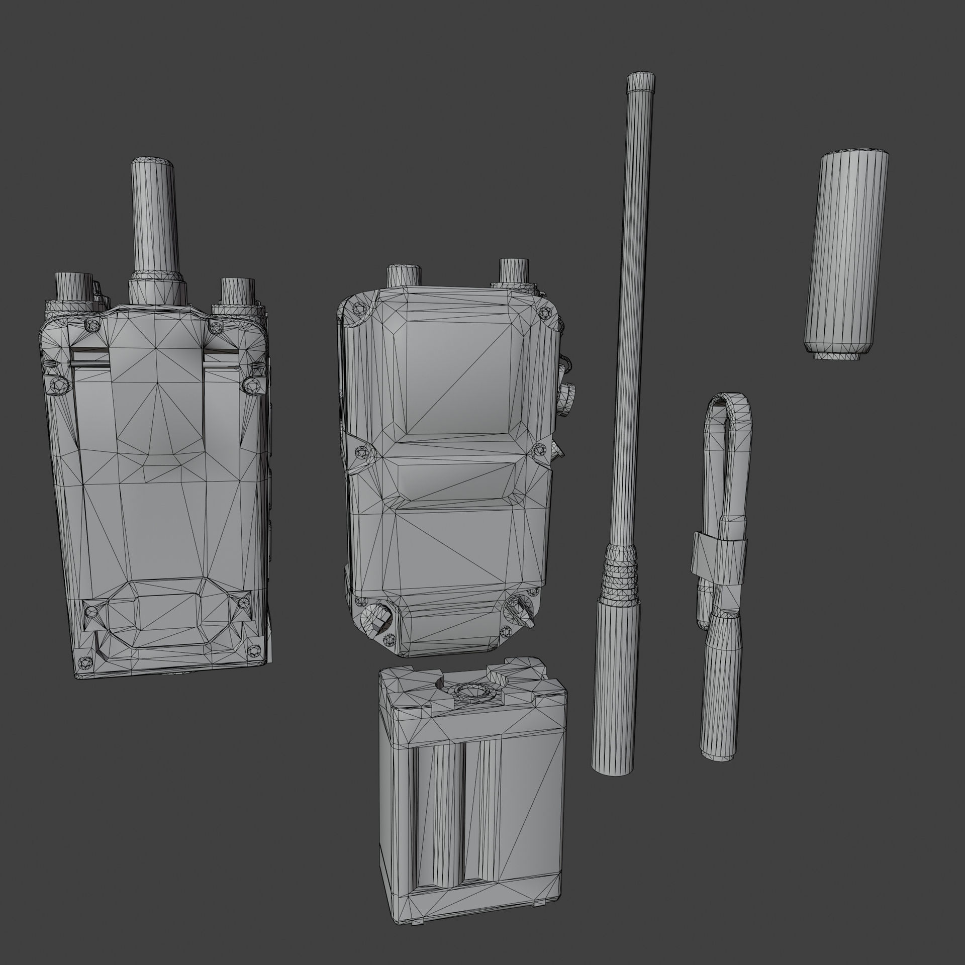 3D model PRC 163 Falcon 4 Radio VR / AR / low-poly | CGTrader