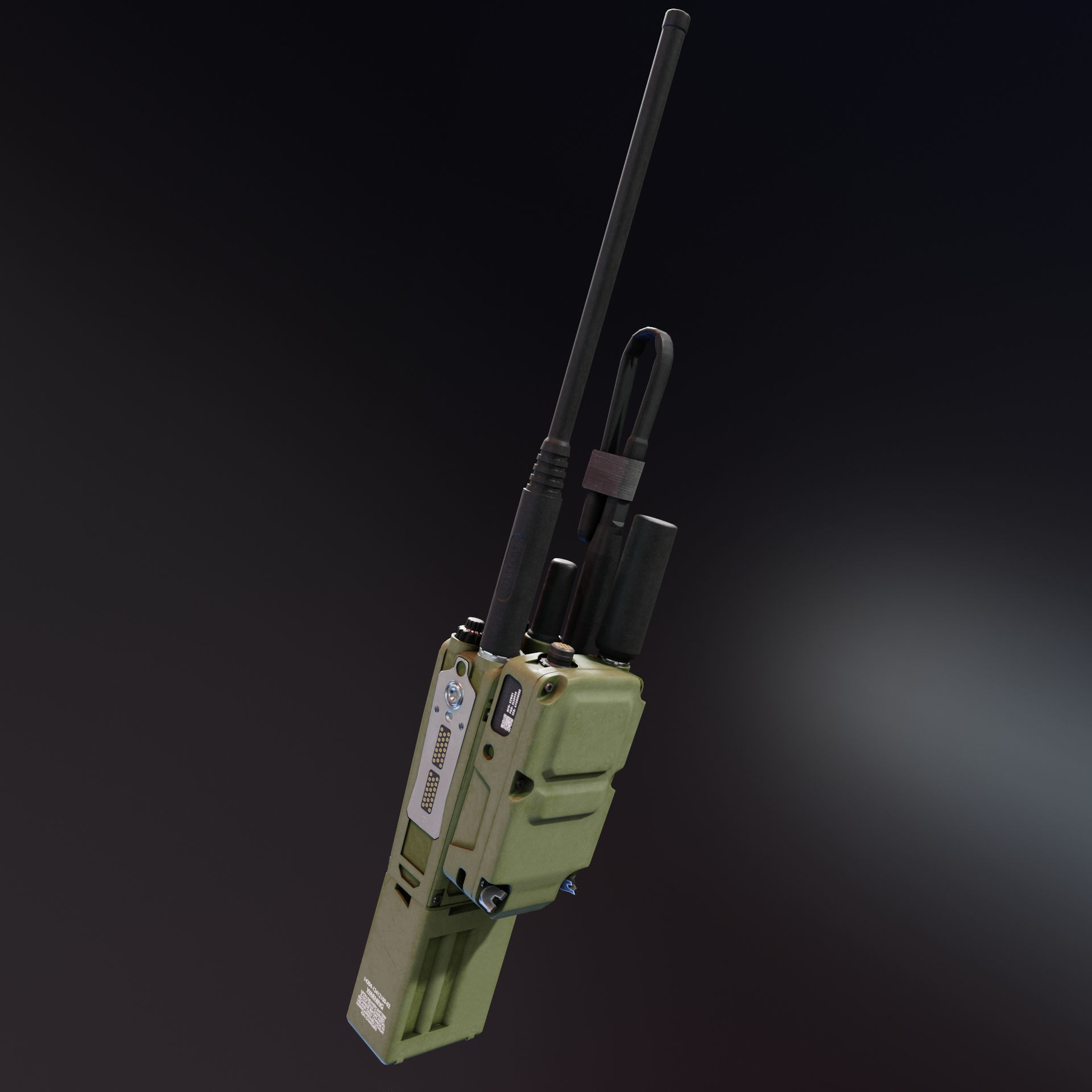 3D model PRC 163 Falcon 4 Radio VR / AR / low-poly | CGTrader