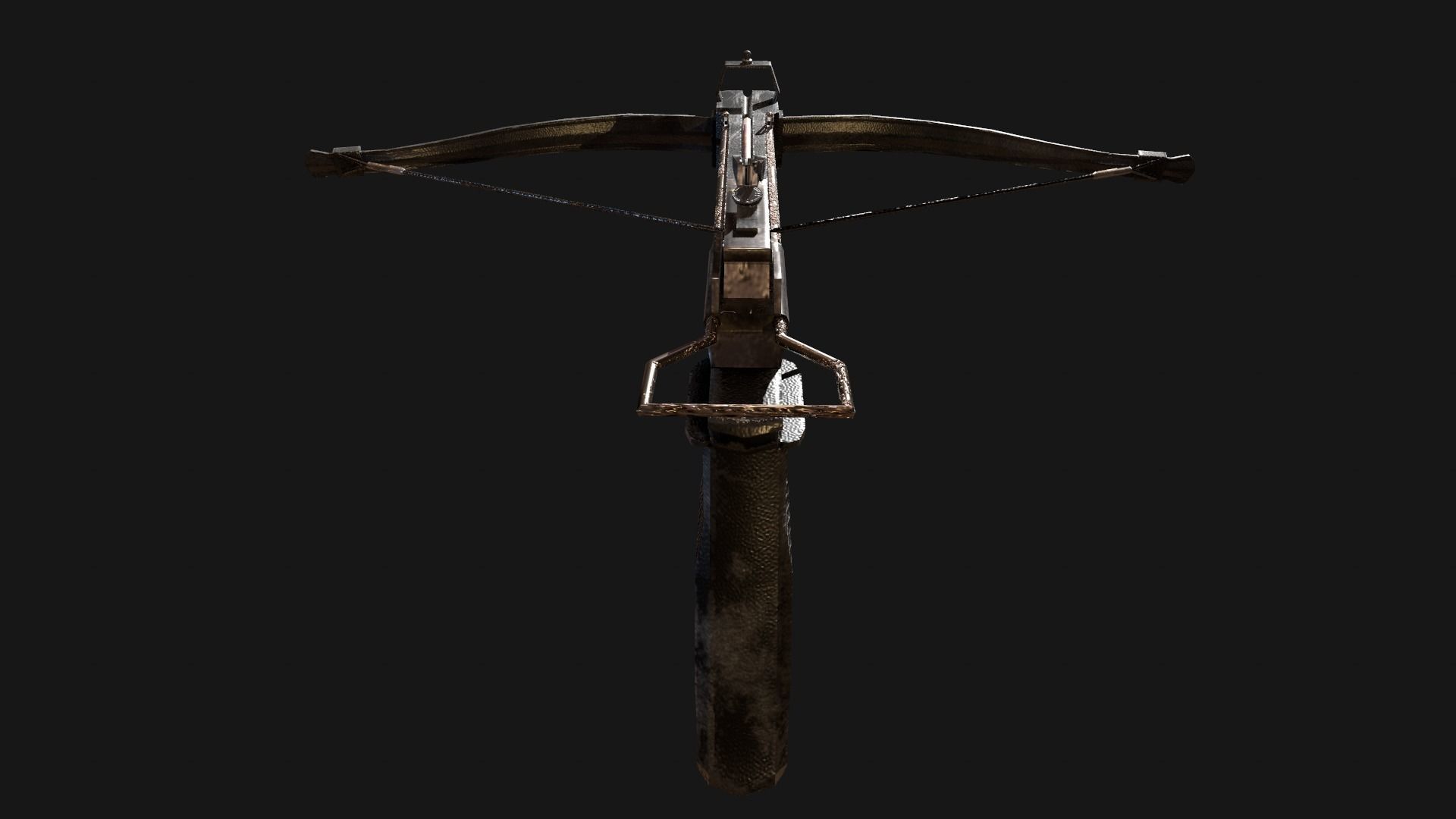 3D model Crossbow Pistol Post-Apoc Low-poly PBR VR / AR / low-poly ...