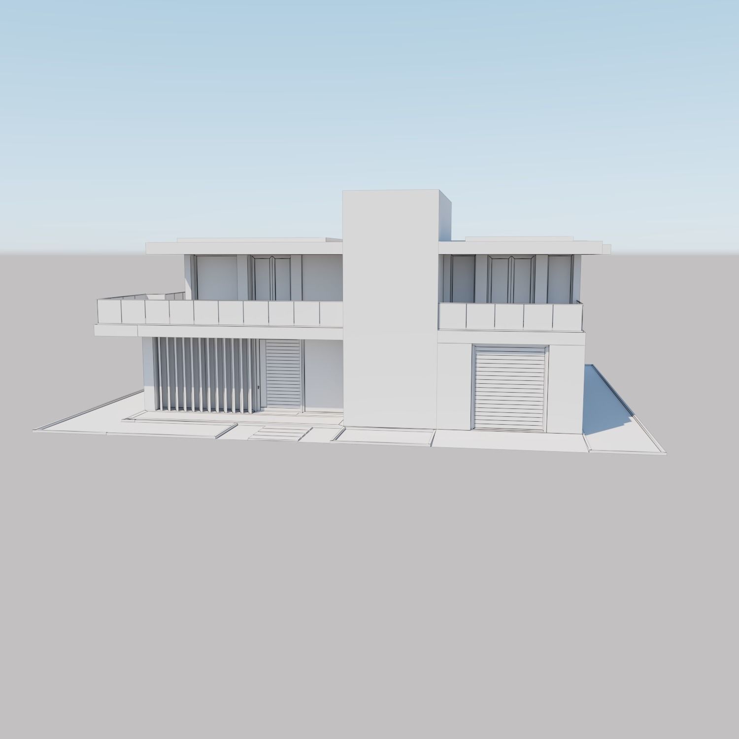 3D model Contemporary House 01 by THREEDEE INC VR / AR / low-poly ...