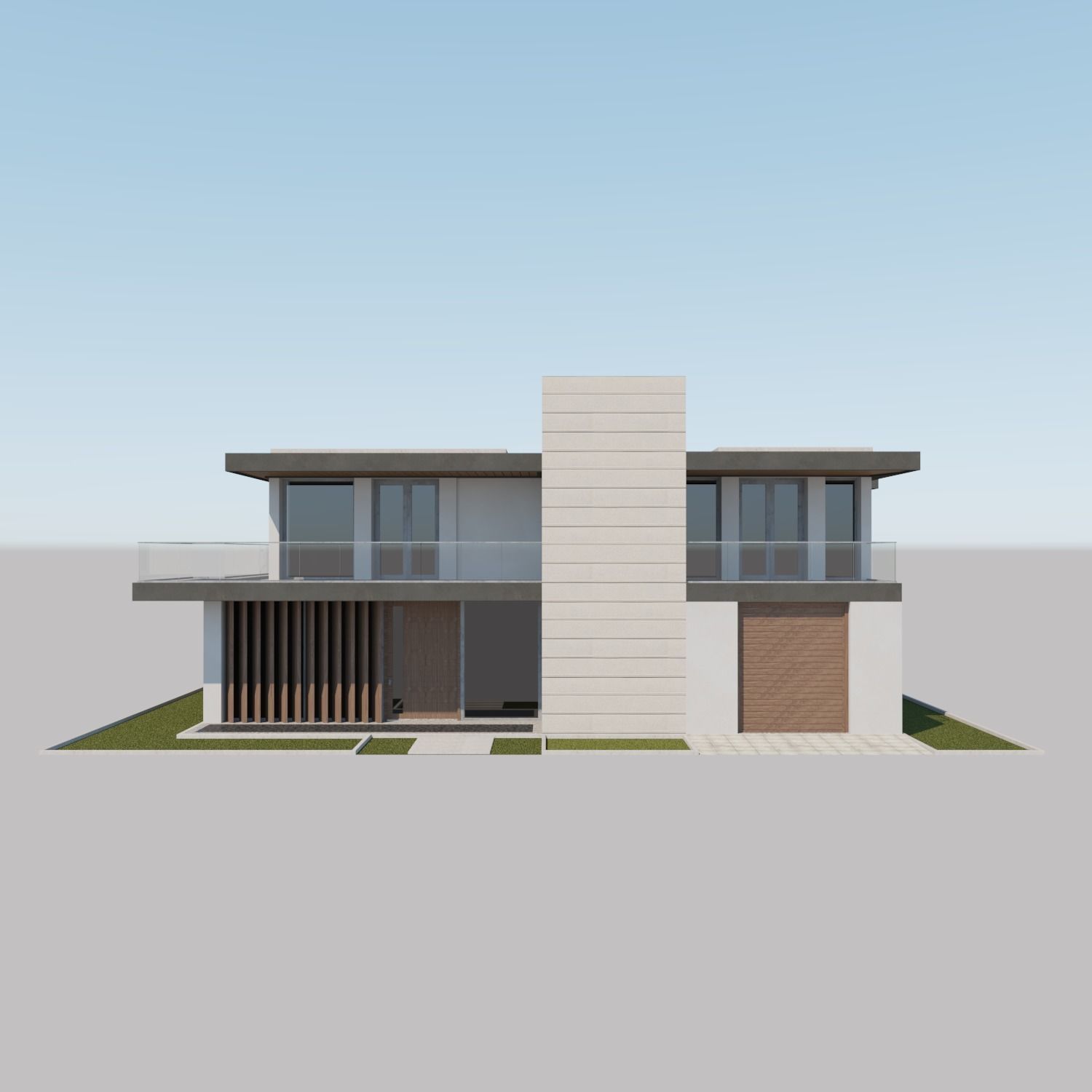 3D model Contemporary House 01 by THREEDEE INC VR / AR / low-poly | CGTrader