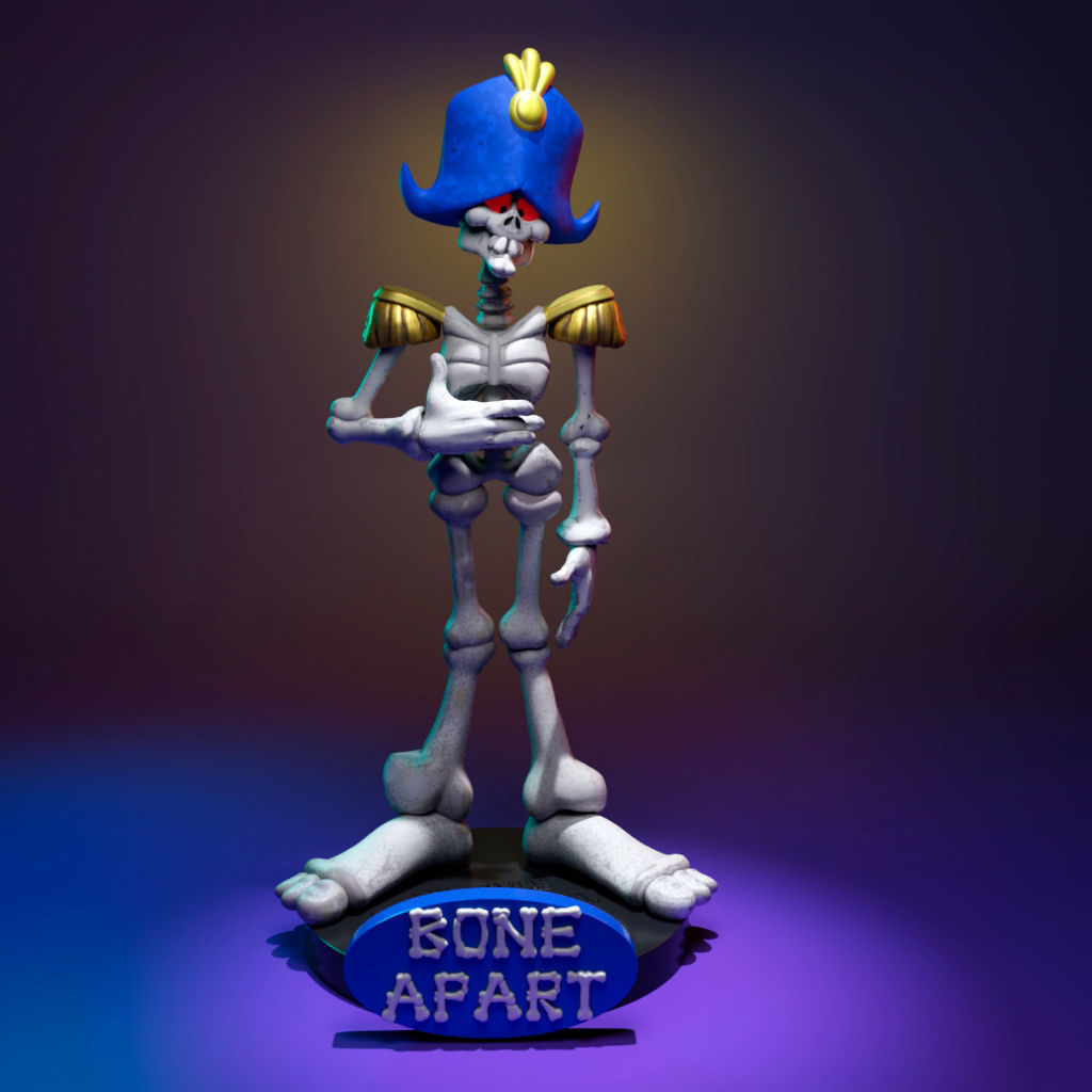 Bone Apart-The Groovie Goolies 3D model 3D printable | CGTrader