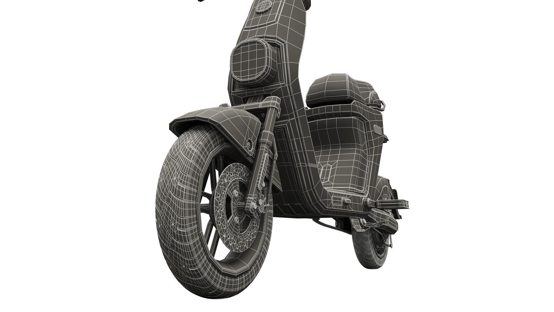 Segway eMoped C80 3D model | CGTrader