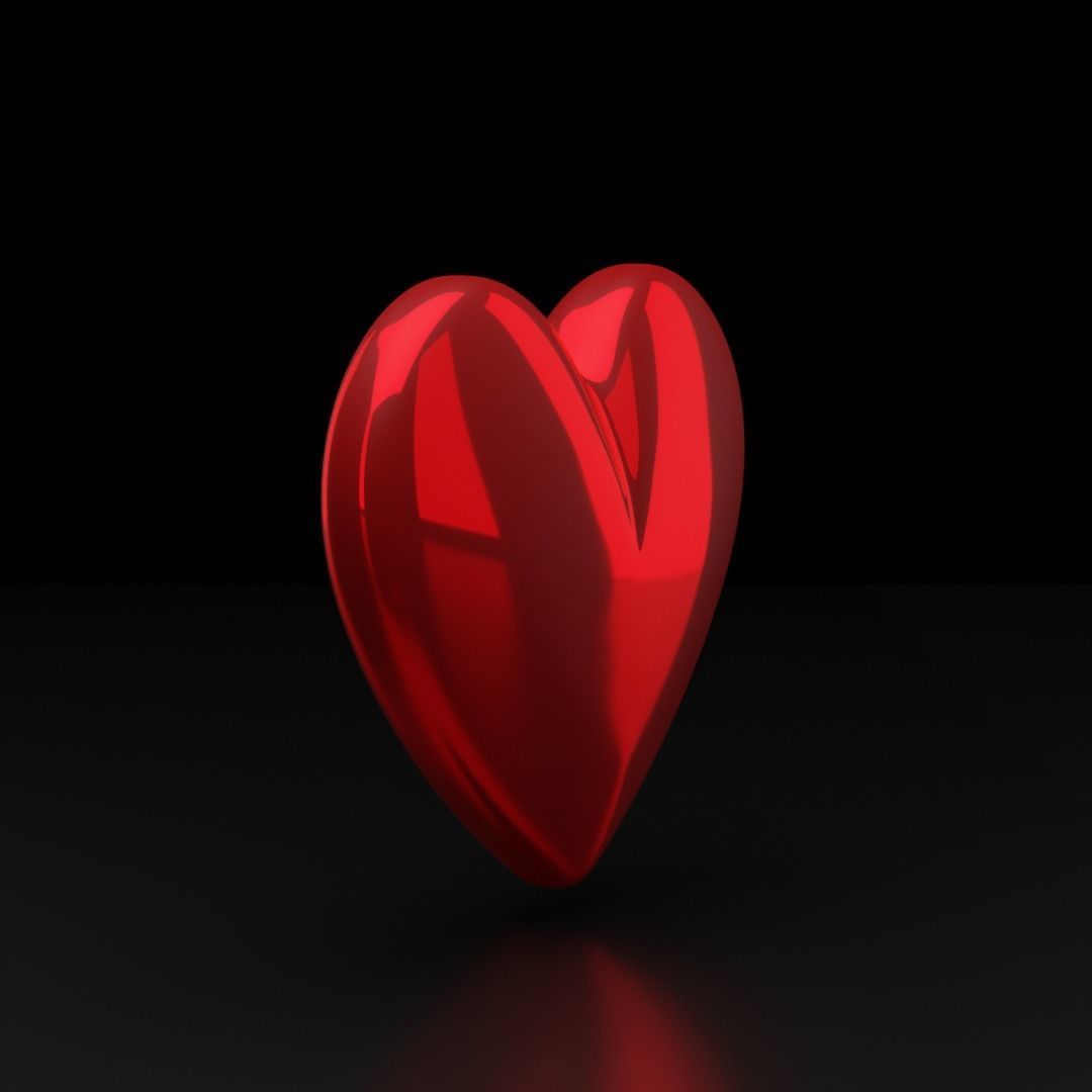 3D model Heart Shape 001 VR / AR / low-poly | CGTrader