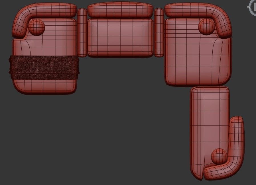 POP SOFA DELCOURT COLLECTION 3D model | CGTrader