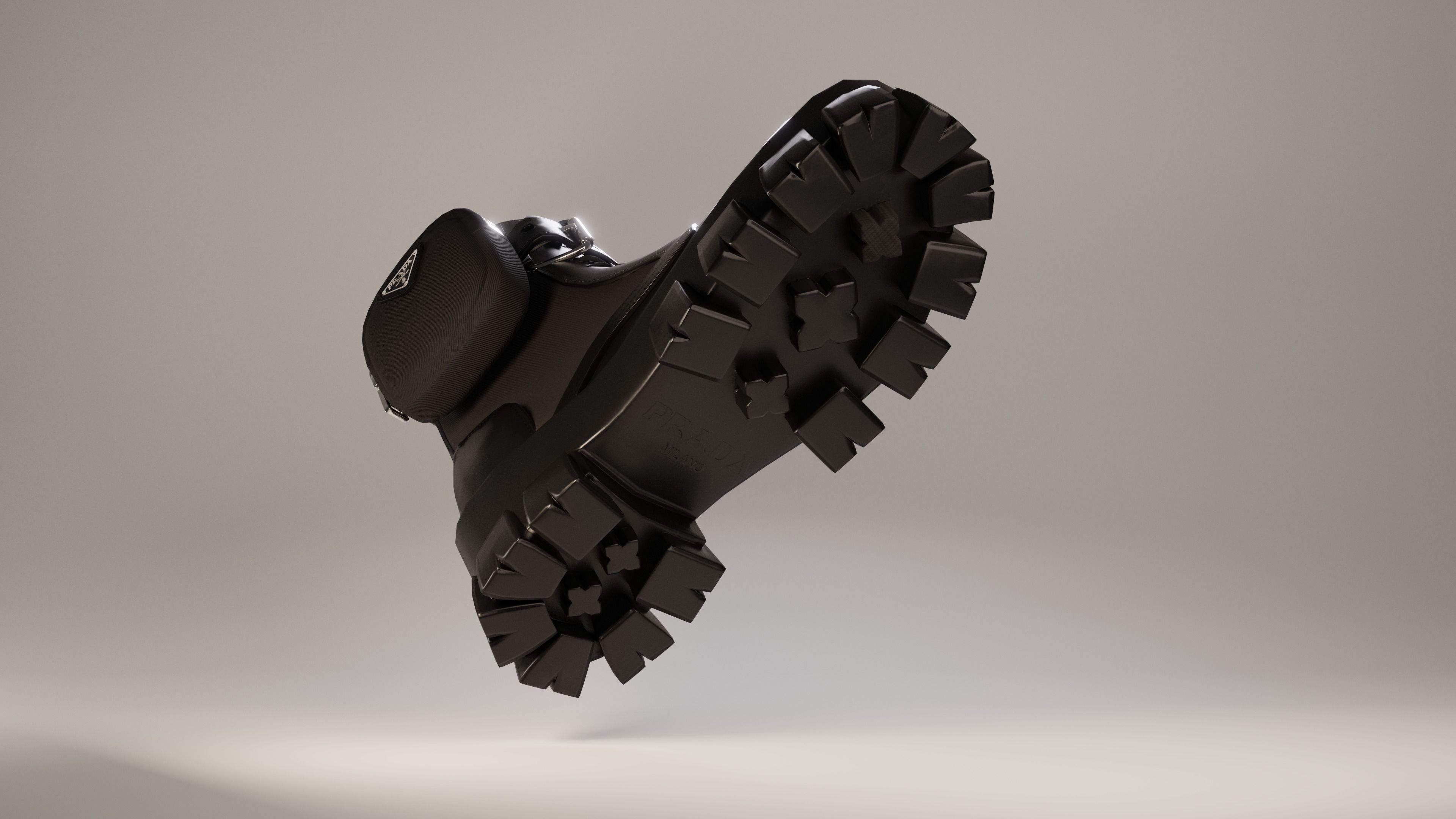 3D model Monolith PRADA BOOT VR / AR / low-poly | CGTrader