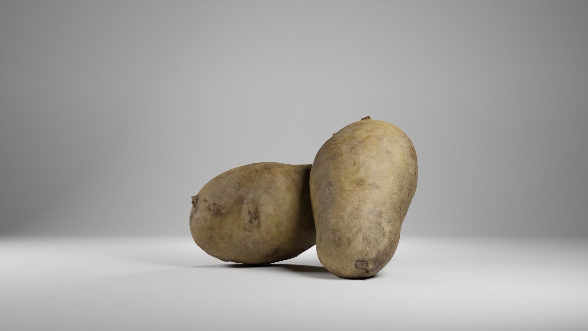 3D model Potato High poly and Low poly PBR VR / AR / low-poly | CGTrader