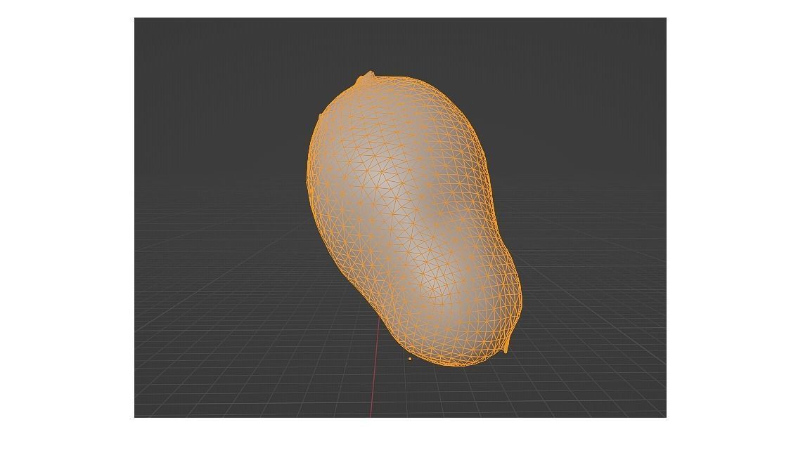 3D model Potato High poly and Low poly PBR VR / AR / low-poly | CGTrader