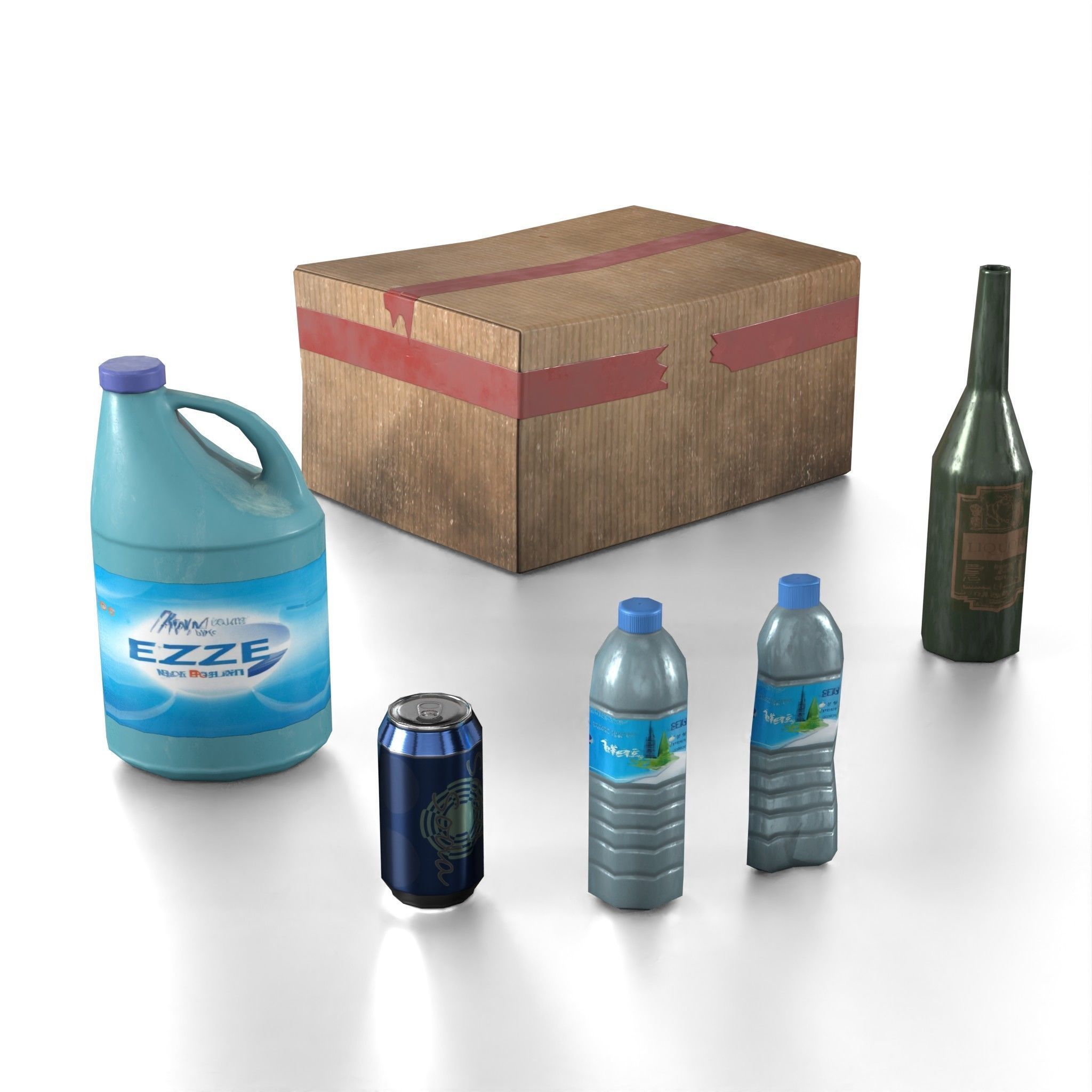 3D model Garbage and Construction waste VR / AR / low-poly | CGTrader