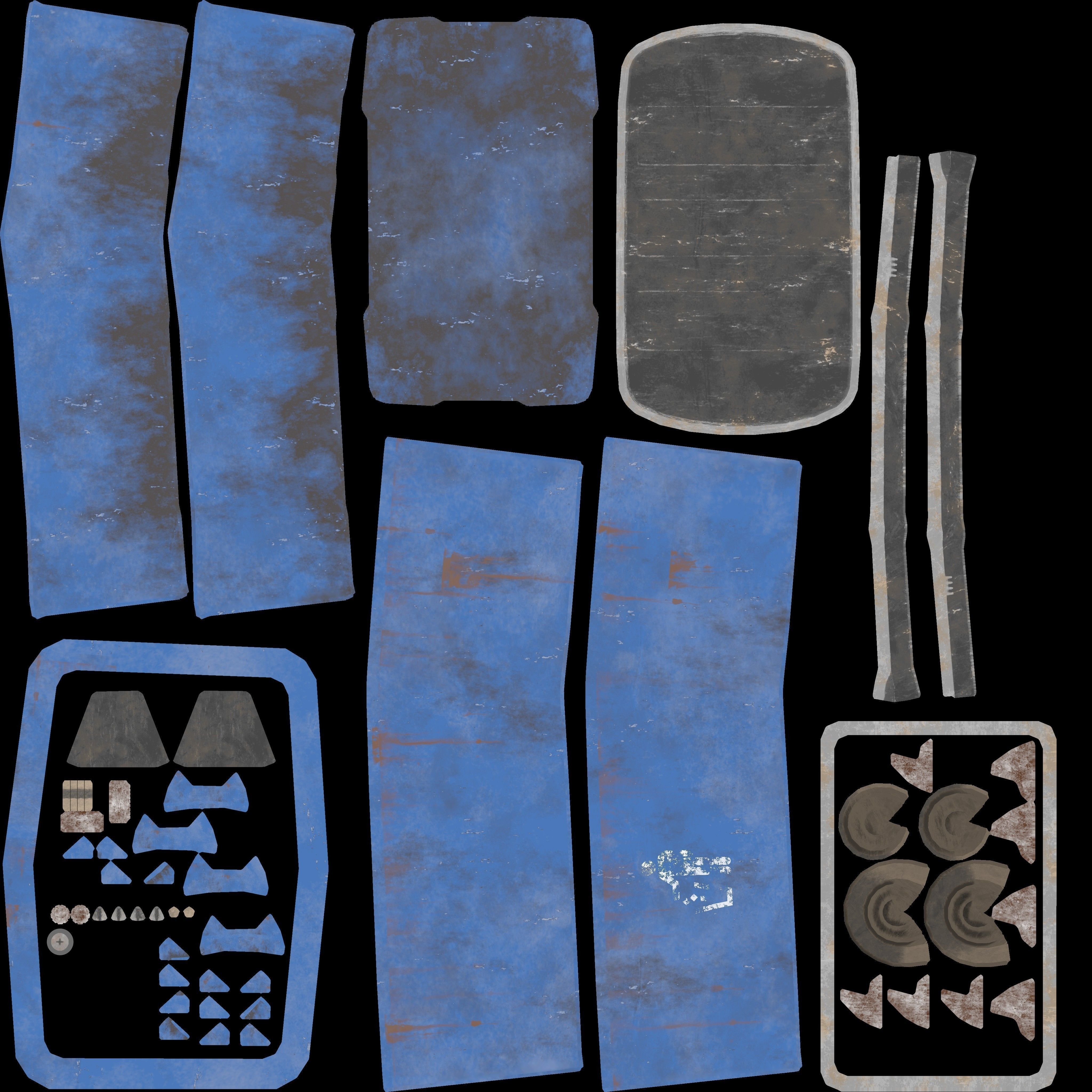 3D model Garbage and Construction waste VR / AR / low-poly | CGTrader