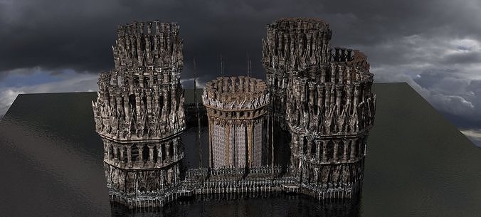 Haunted Ruins Celtic Kitbash 3D model | CGTrader
