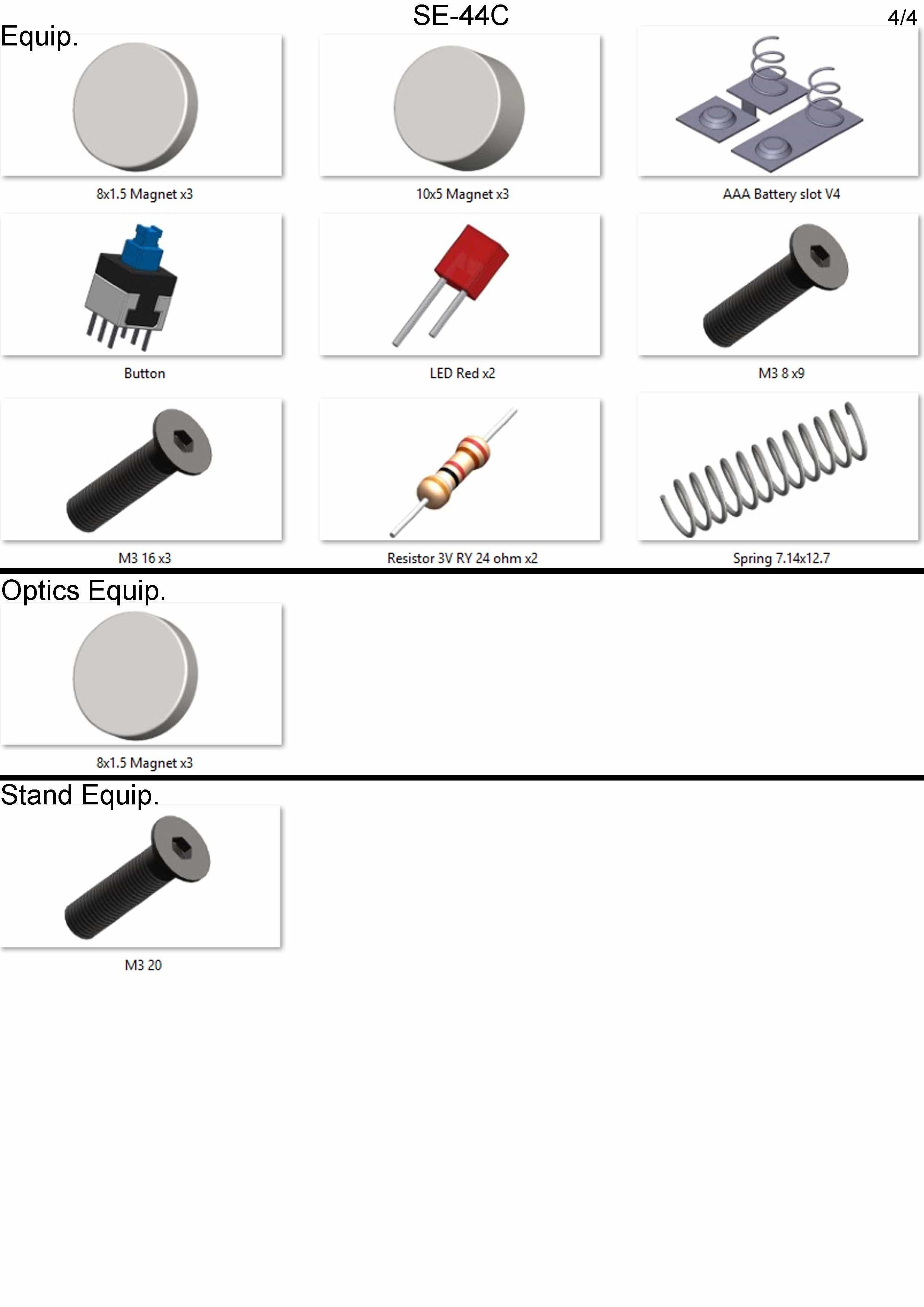 SE-44C Blaster - Star Wars - Commercial - Printable - STL 3D model 3D ...