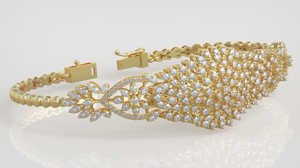 Exclusive Bracelet model 3D printable model 0052 3D model 3D printable | CGTrader