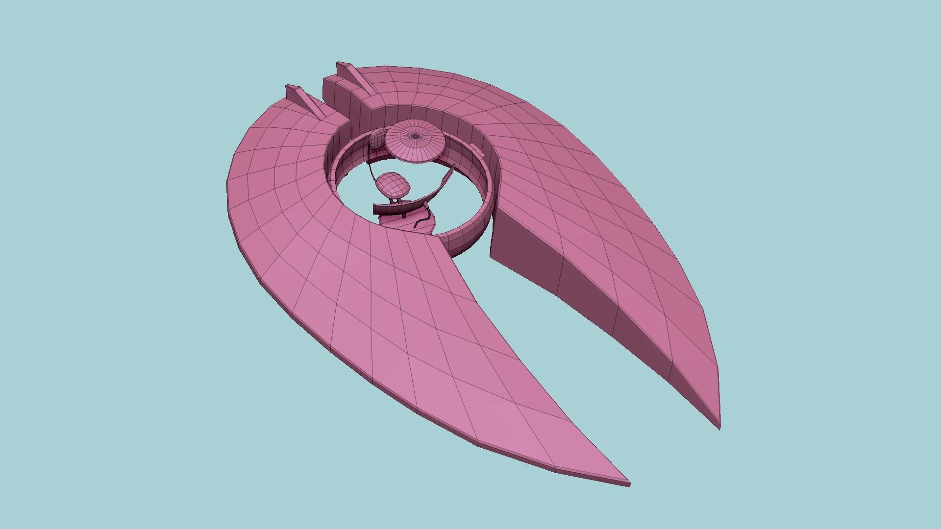 3D model Alien Spaceship UFO I01 Steel - Sci Fi Spacecraft Design VR ...