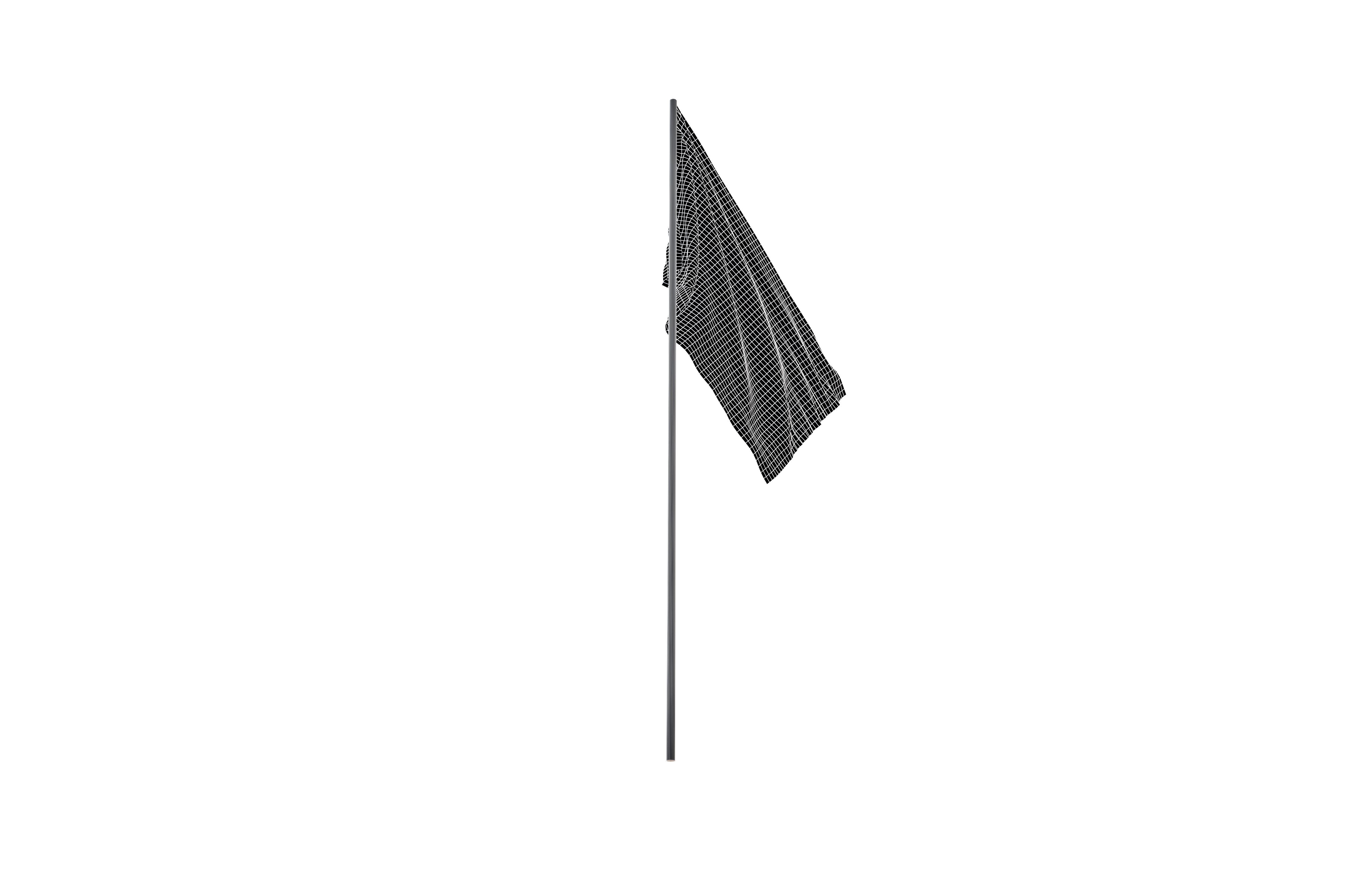 3D model Surrender Flag v1 001 VR / AR / low-poly | CGTrader