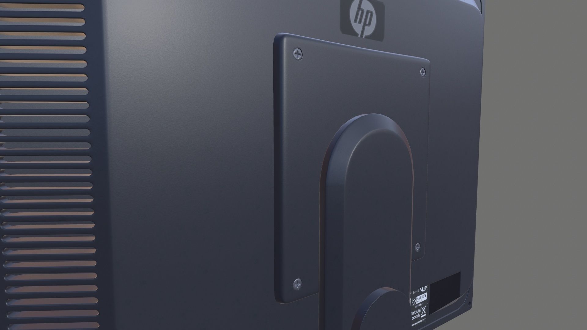 HP Compaq Monitor 3D model | CGTrader