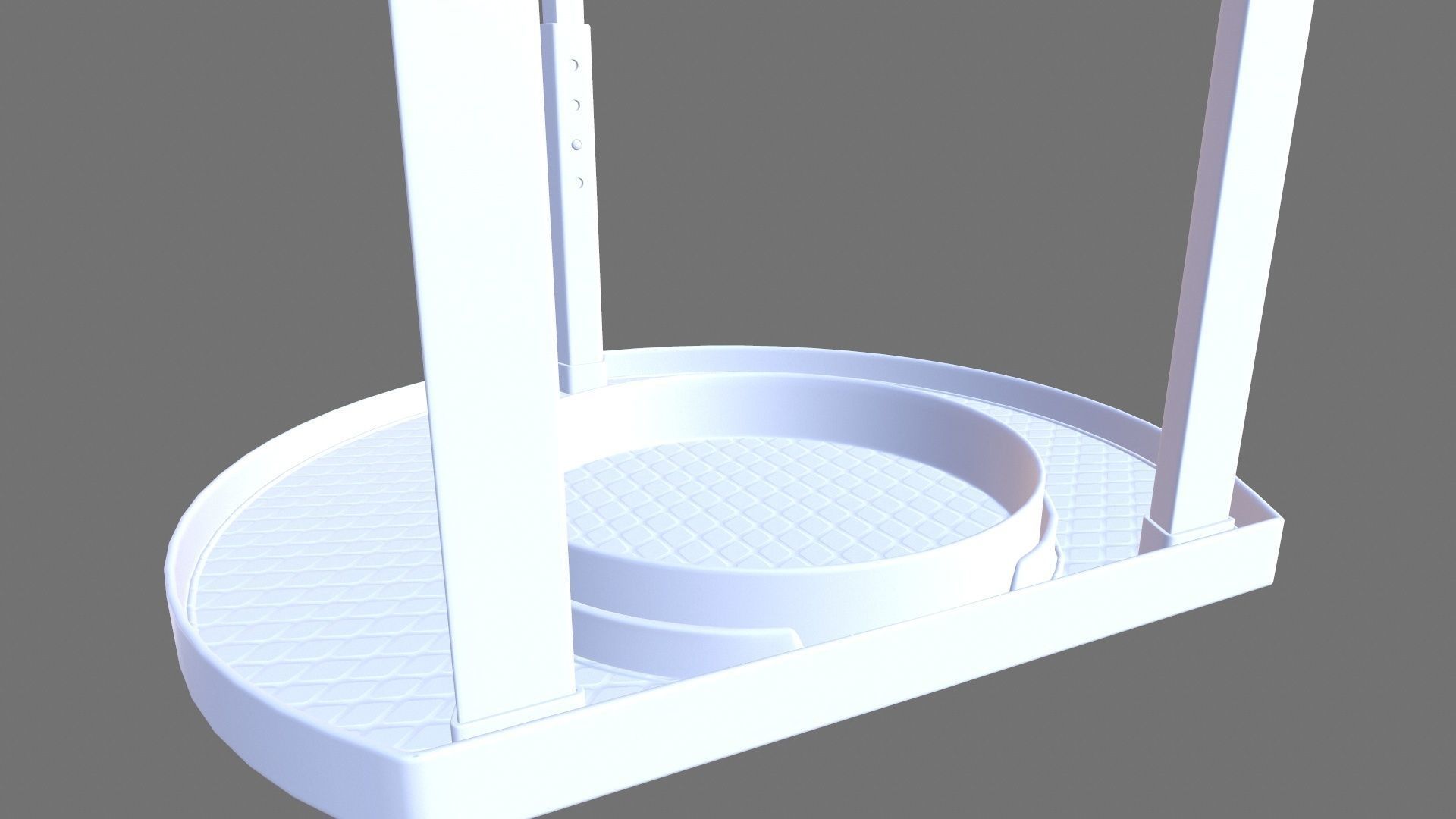 Racks Rotating Spice Holder Shelf 3D model | CGTrader