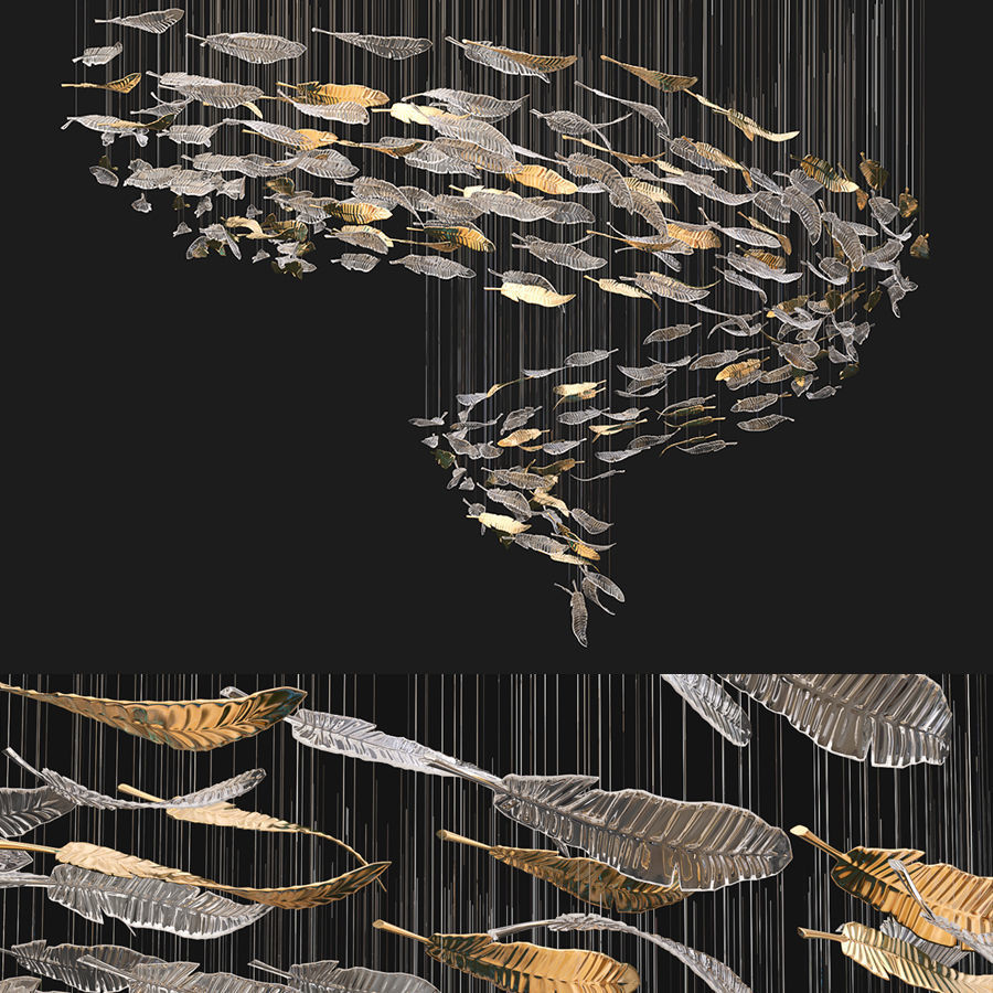 Airy Candelier 3D model | CGTrader