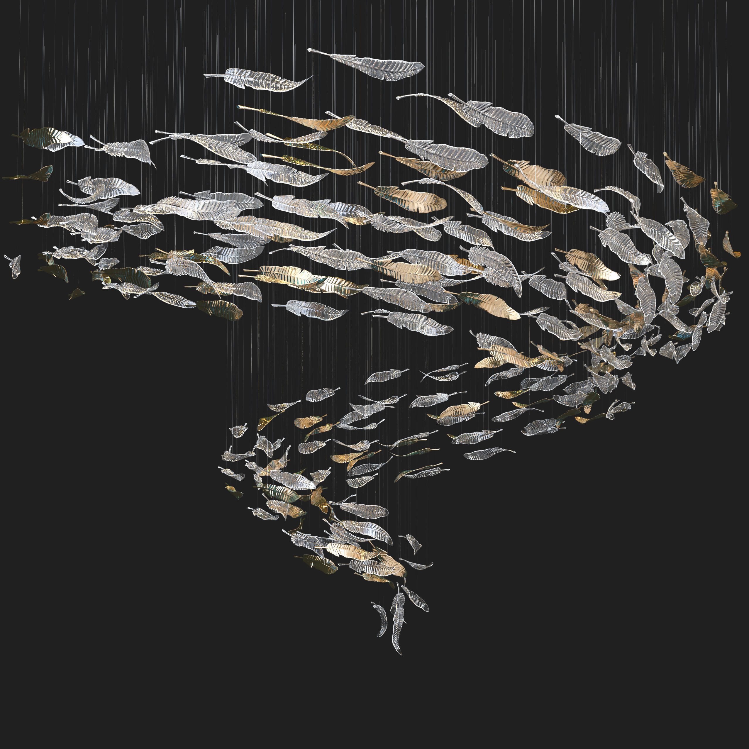 Airy Candelier 3D model | CGTrader