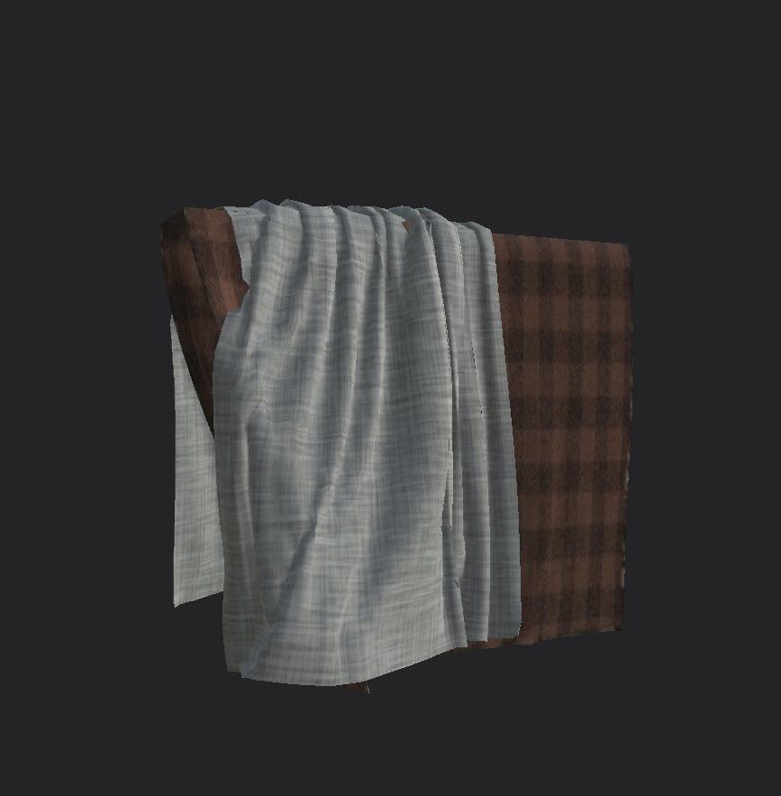 Cloth Hanging animated free VR / AR / low-poly 3D model | CGTrader