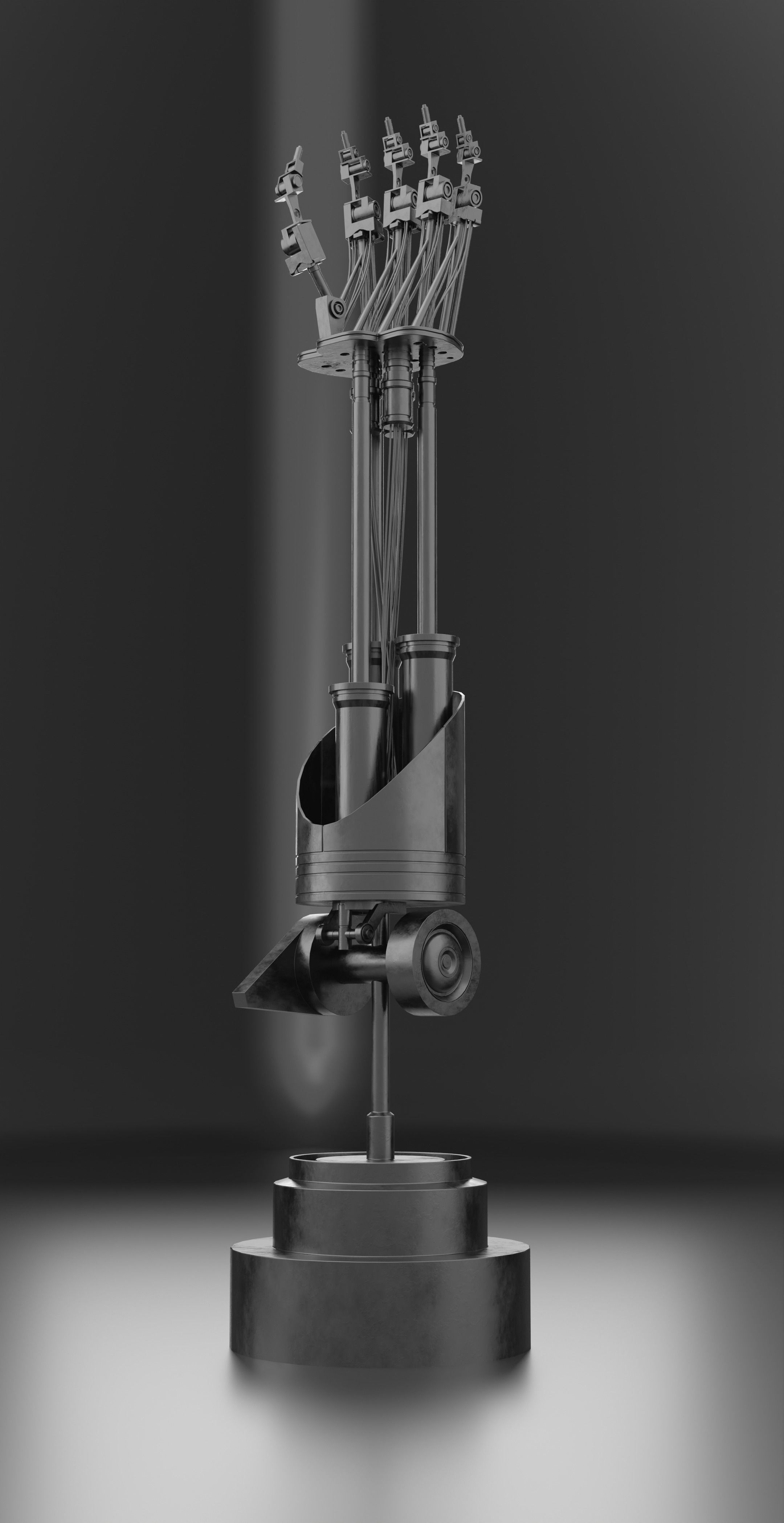 Mechanical High Poly Hand 3D model | CGTrader