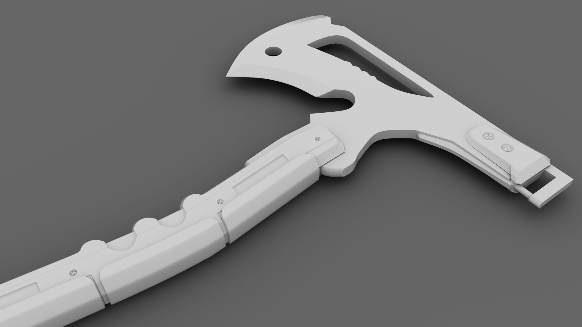 3D model Modern Combat Axe VR / AR / low-poly | CGTrader