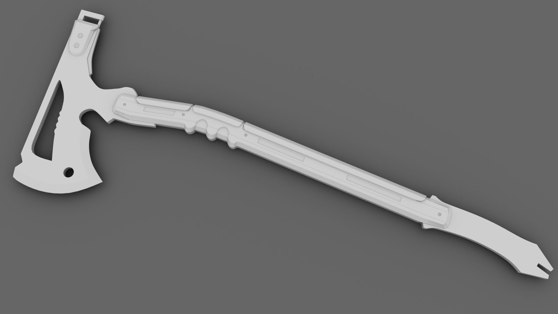 3D model Modern Combat Axe VR / AR / low-poly | CGTrader