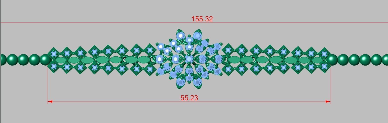 Exclusive Bracelet model 3D printable model 0060 3D model 3D printable | CGTrader