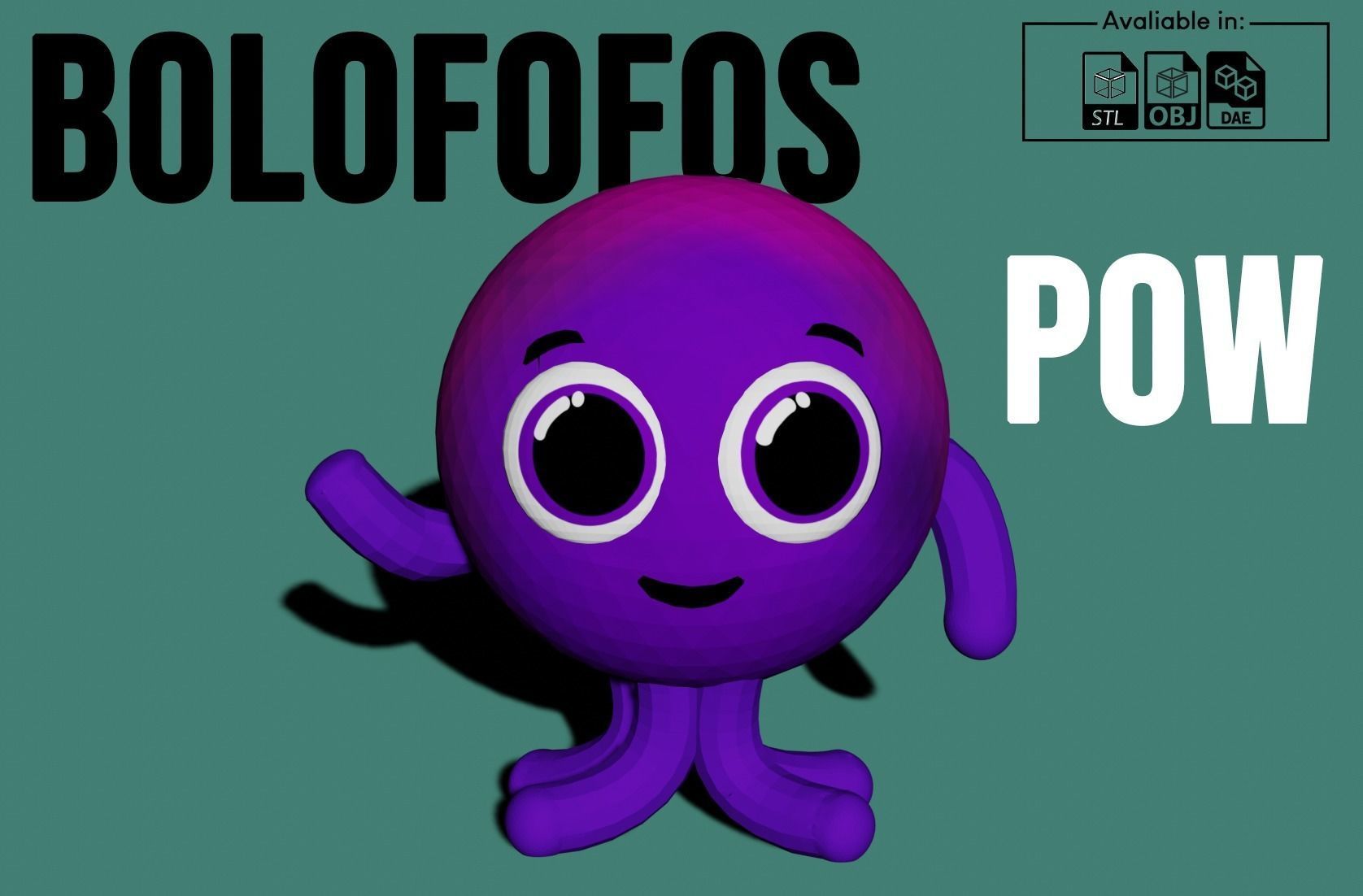 Pow - Bolofofos 3D model | CGTrader
