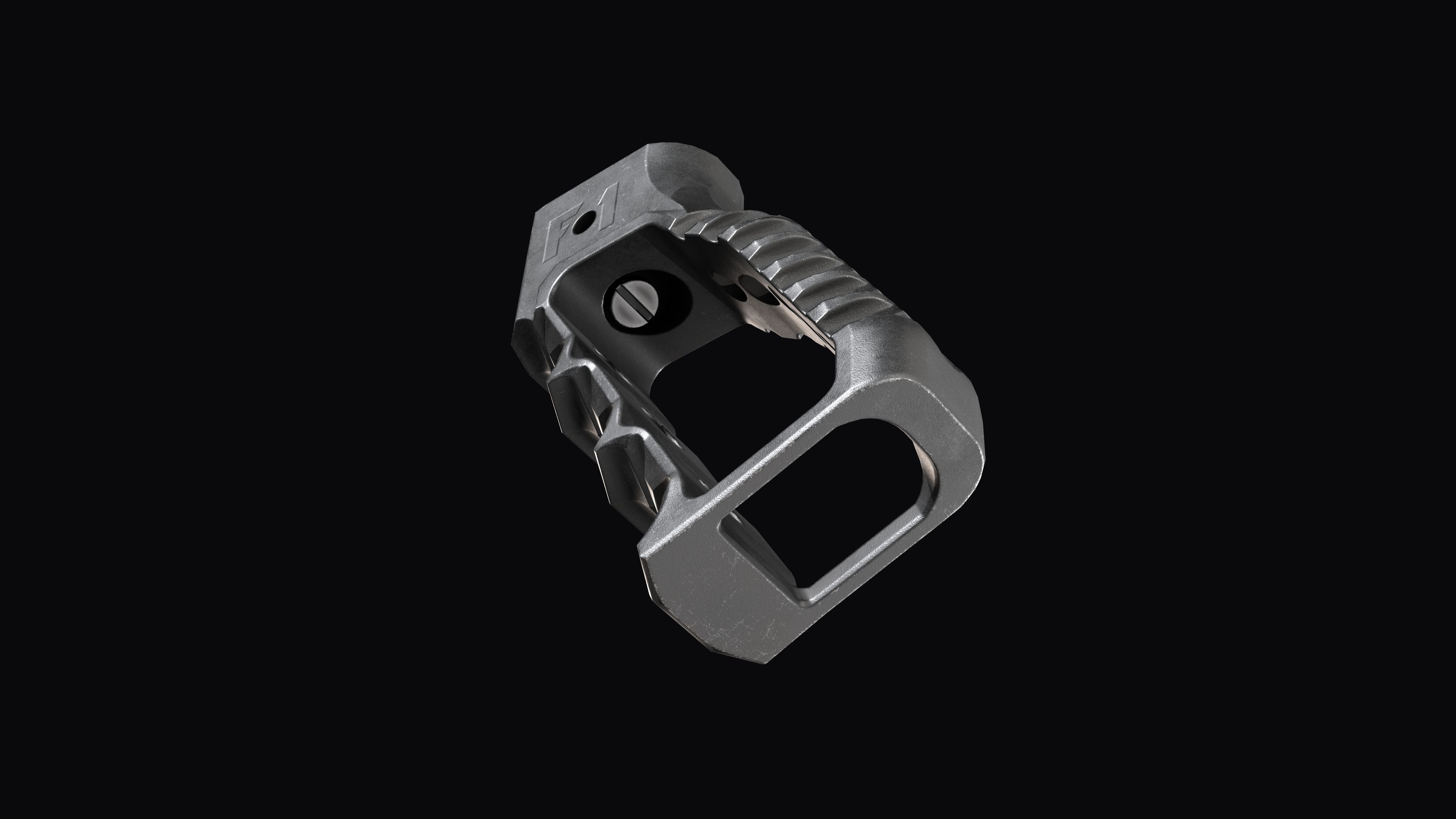 3D model AR-15 pistol grip F1 Skeletonized Style VR / AR / low-poly ...