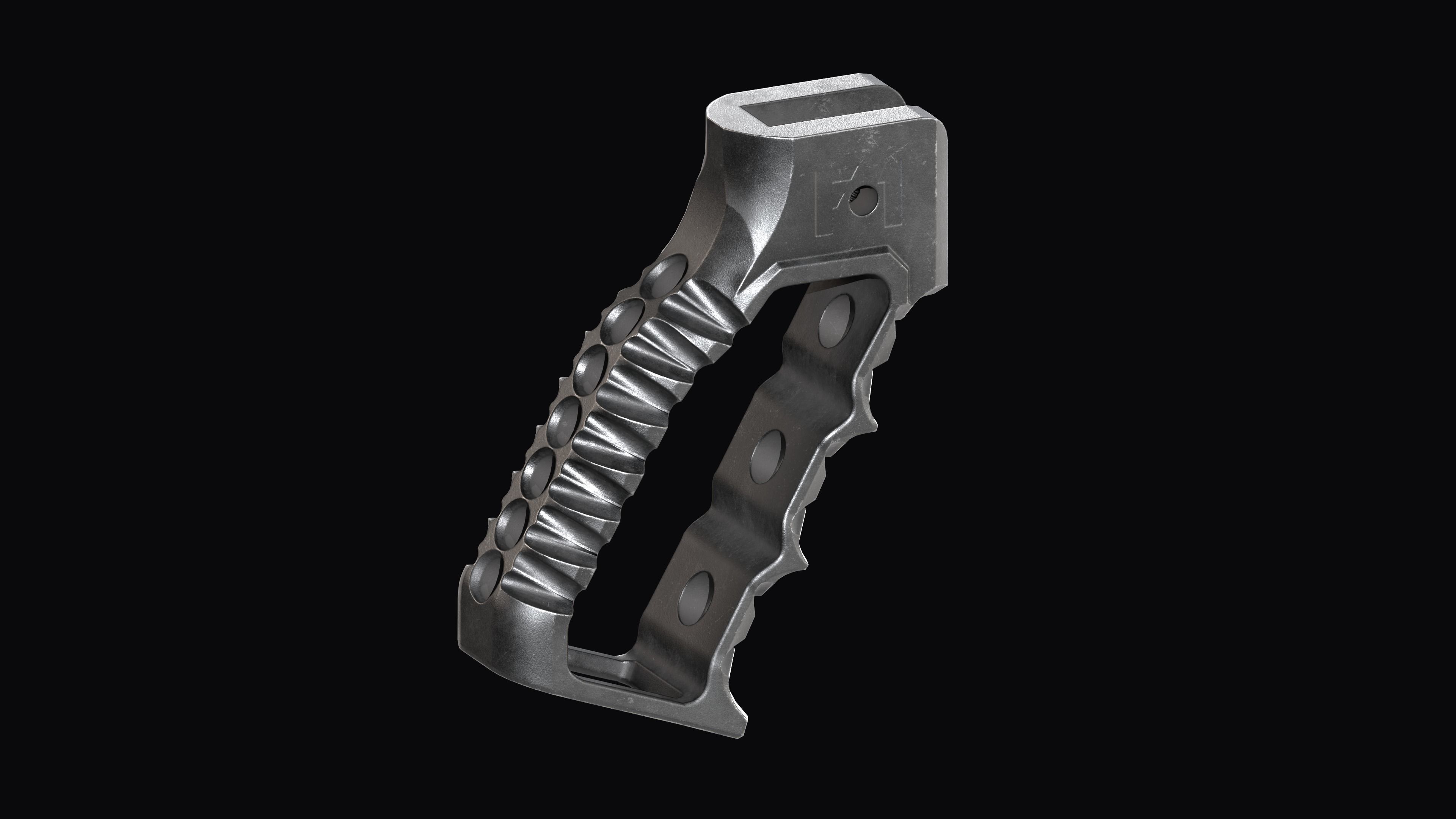 3D model AR-15 pistol grip F1 Skeletonized Style VR / AR / low-poly ...