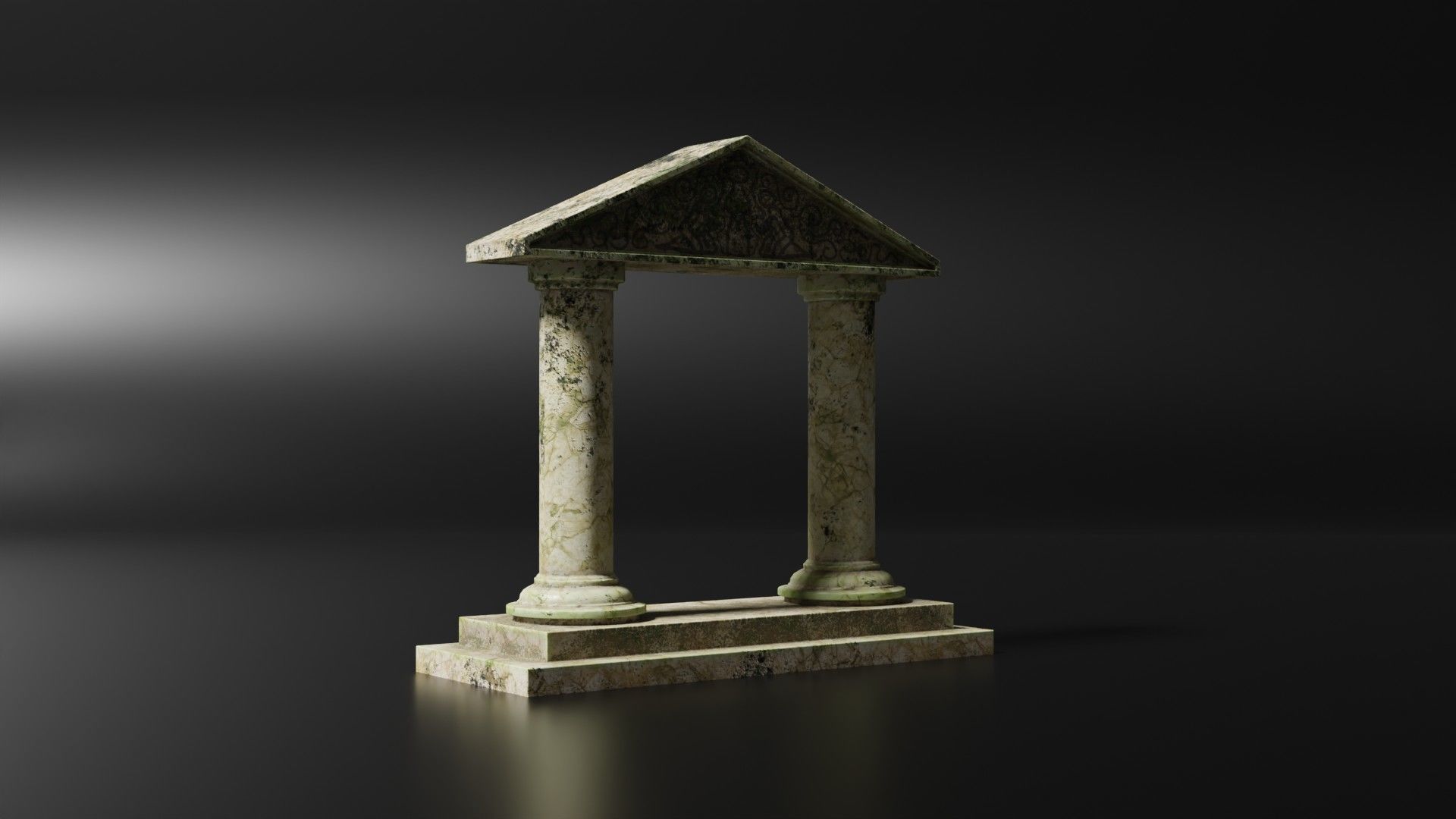Acient stone arch free VR / AR / low-poly 3D model | CGTrader