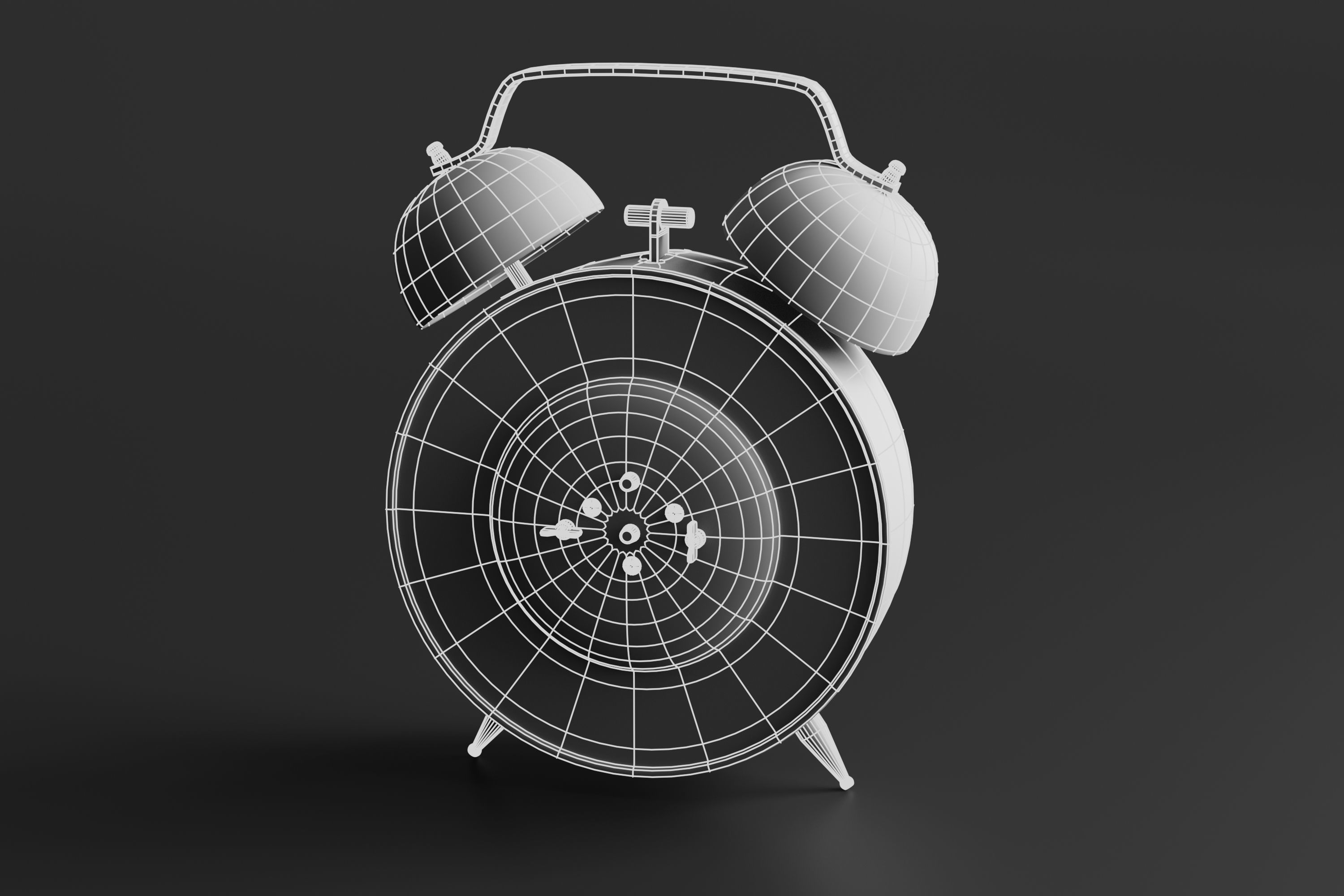 3D model Alarm Clock VR / AR / low-poly | CGTrader