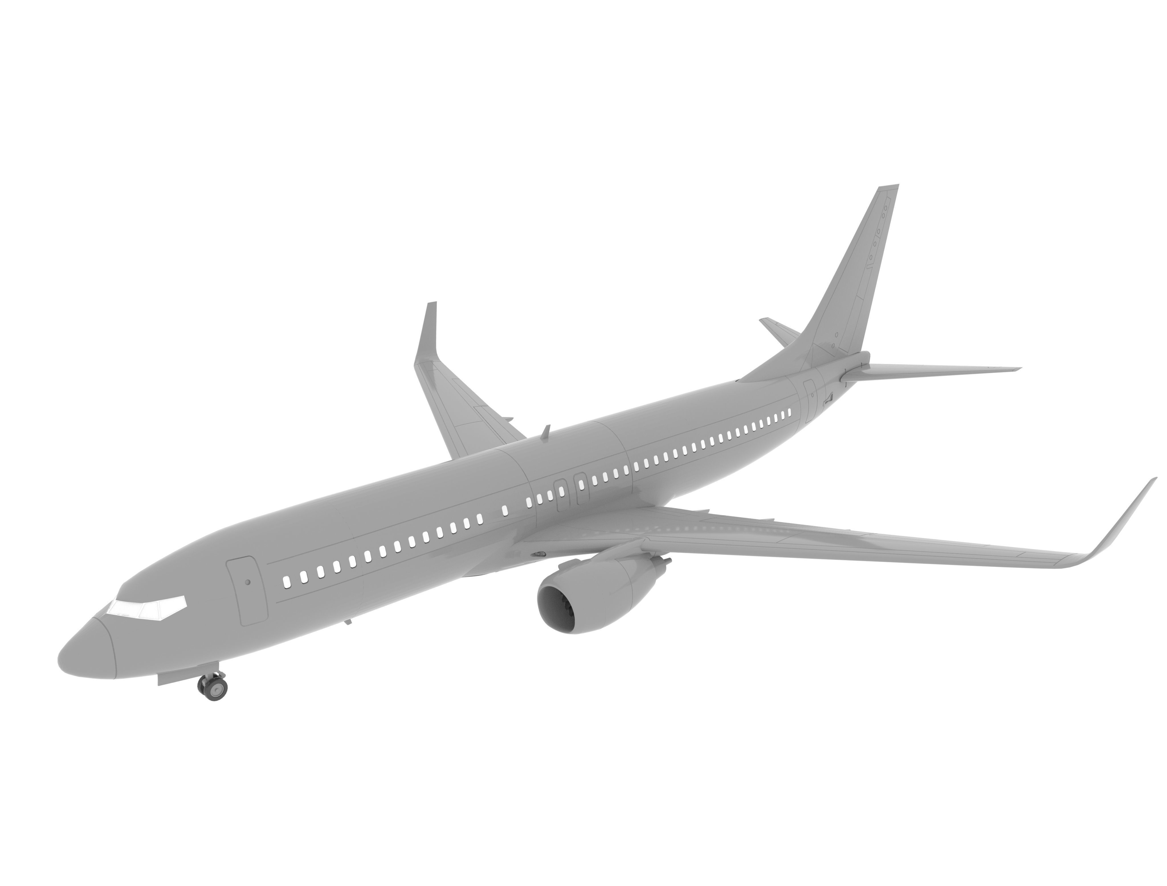 Boeing 737-800 3D model 3D printable | CGTrader