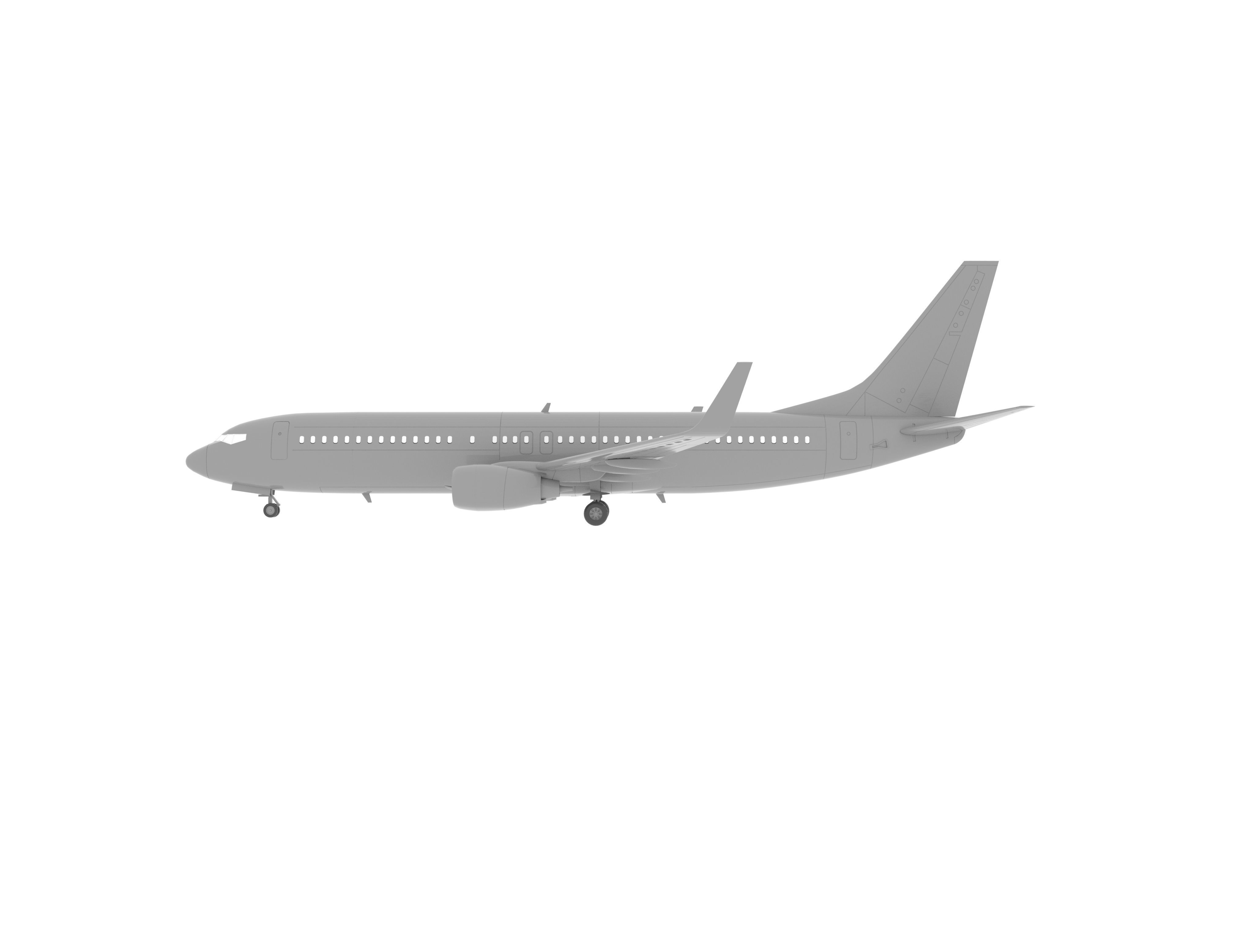 Boeing 737-800 3D model 3D printable | CGTrader
