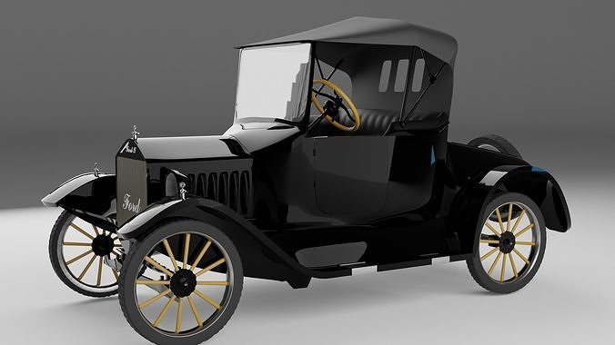 3D model 1924 Ford Model T 3d Model VR / AR / low-poly | CGTrader