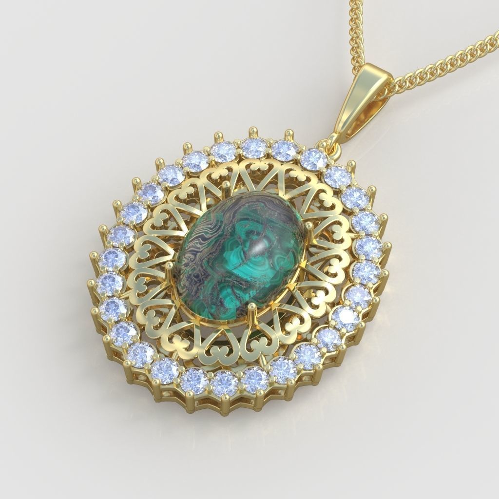 Exclusive Pendant model 3D 0202 printable model-14 3D model 3D ...