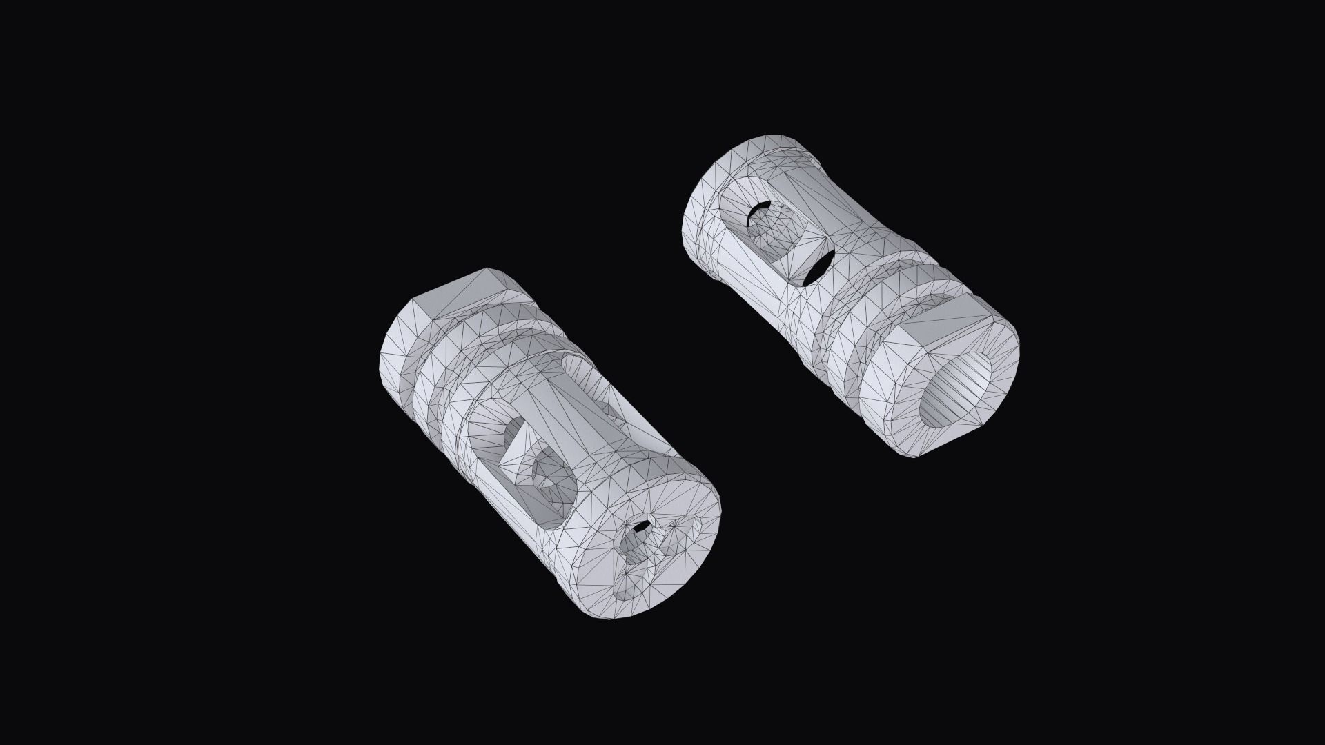 3D model AR-15 Griffin Armament M4SD II silencer VR / AR / low-poly ...