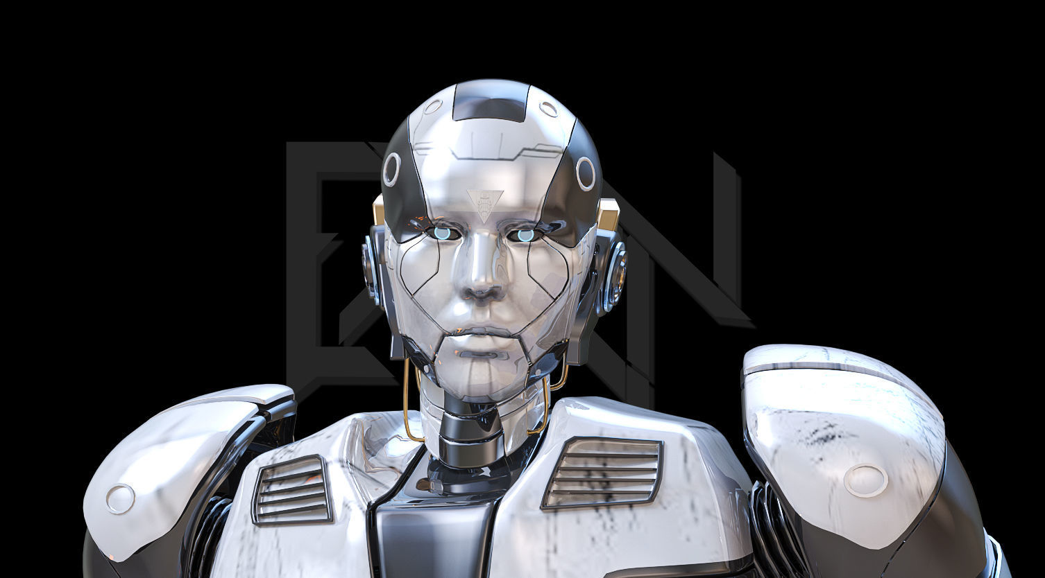 3D model Android Mecha 093 VR / AR / low-poly | CGTrader
