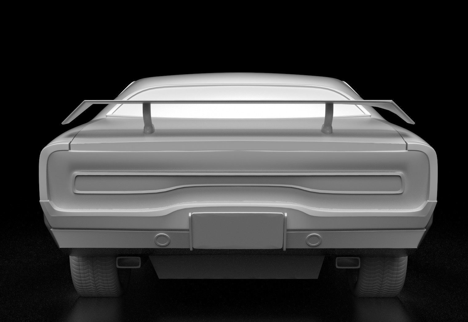 70s Dodge Challenger 3D model | CGTrader