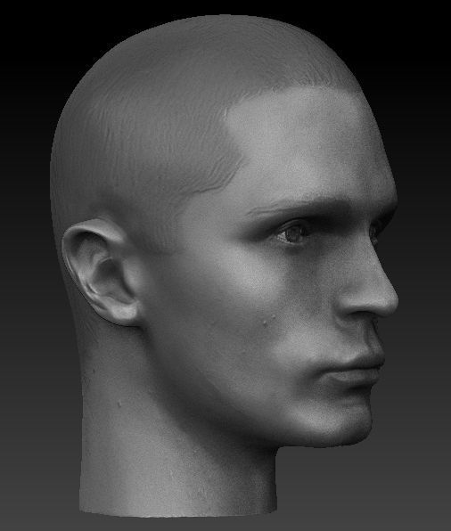 ONE6 SCALE HEAD - STARKILLER - STAR WARS FORCE UNLEASHED 3D model 3D ...