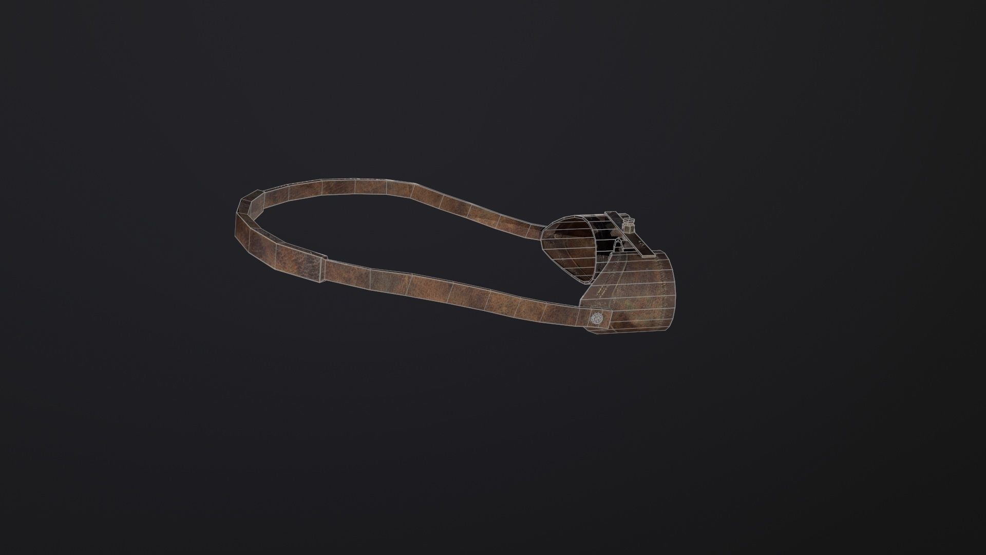 Worn Round Goggles PBR free VR / AR / low-poly 3D model | CGTrader