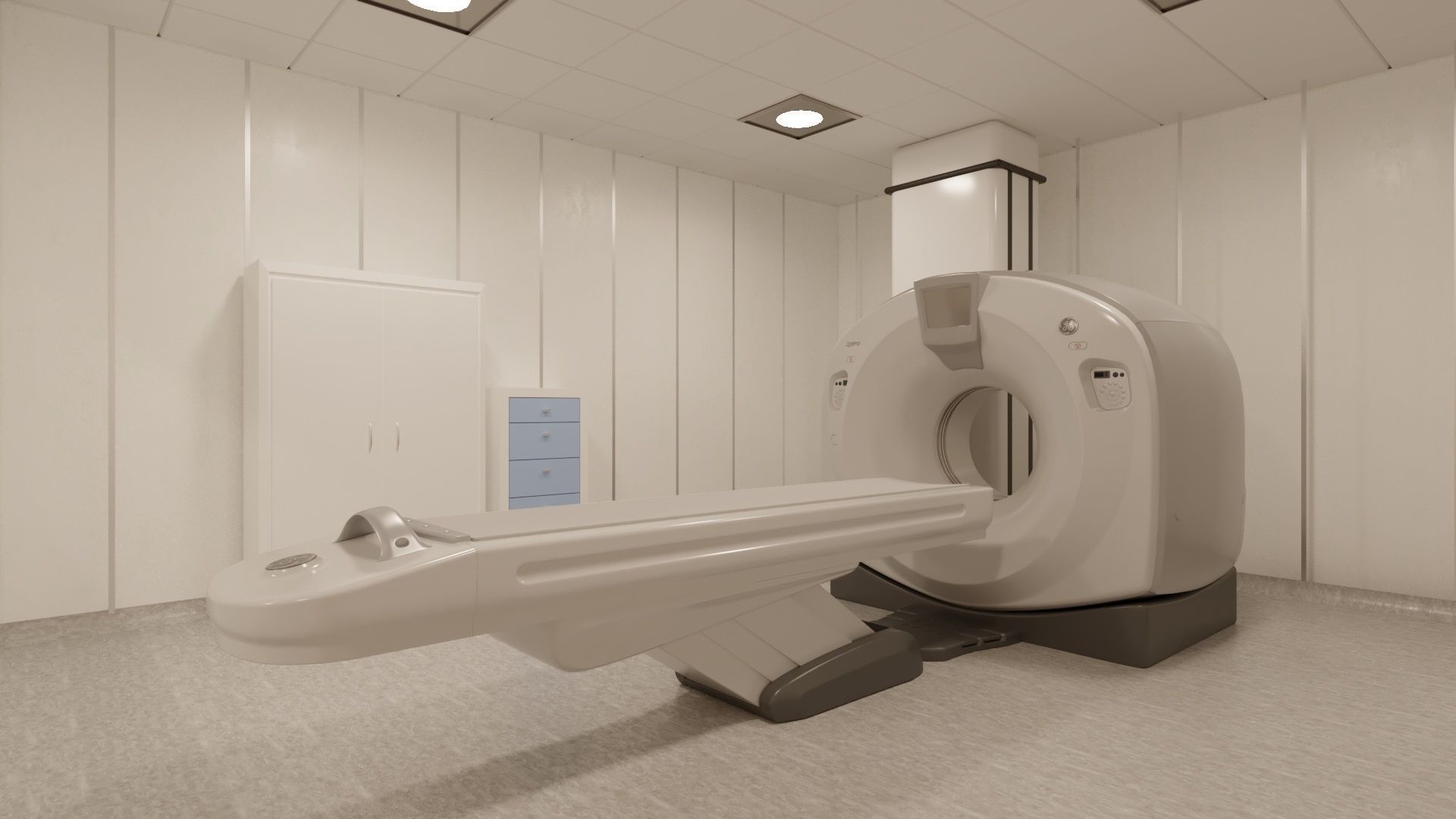 Hospital MRI Room 3d model 3D model | CGTrader