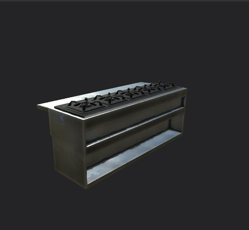 Cooking Burners 3D model | CGTrader